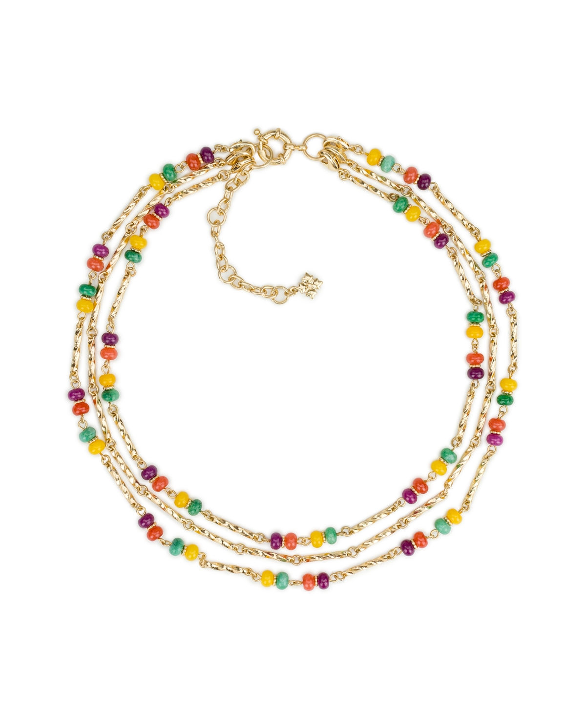 Click here for Patrica Nash Gold-Tone Plated Triple Modular Neckl... prices