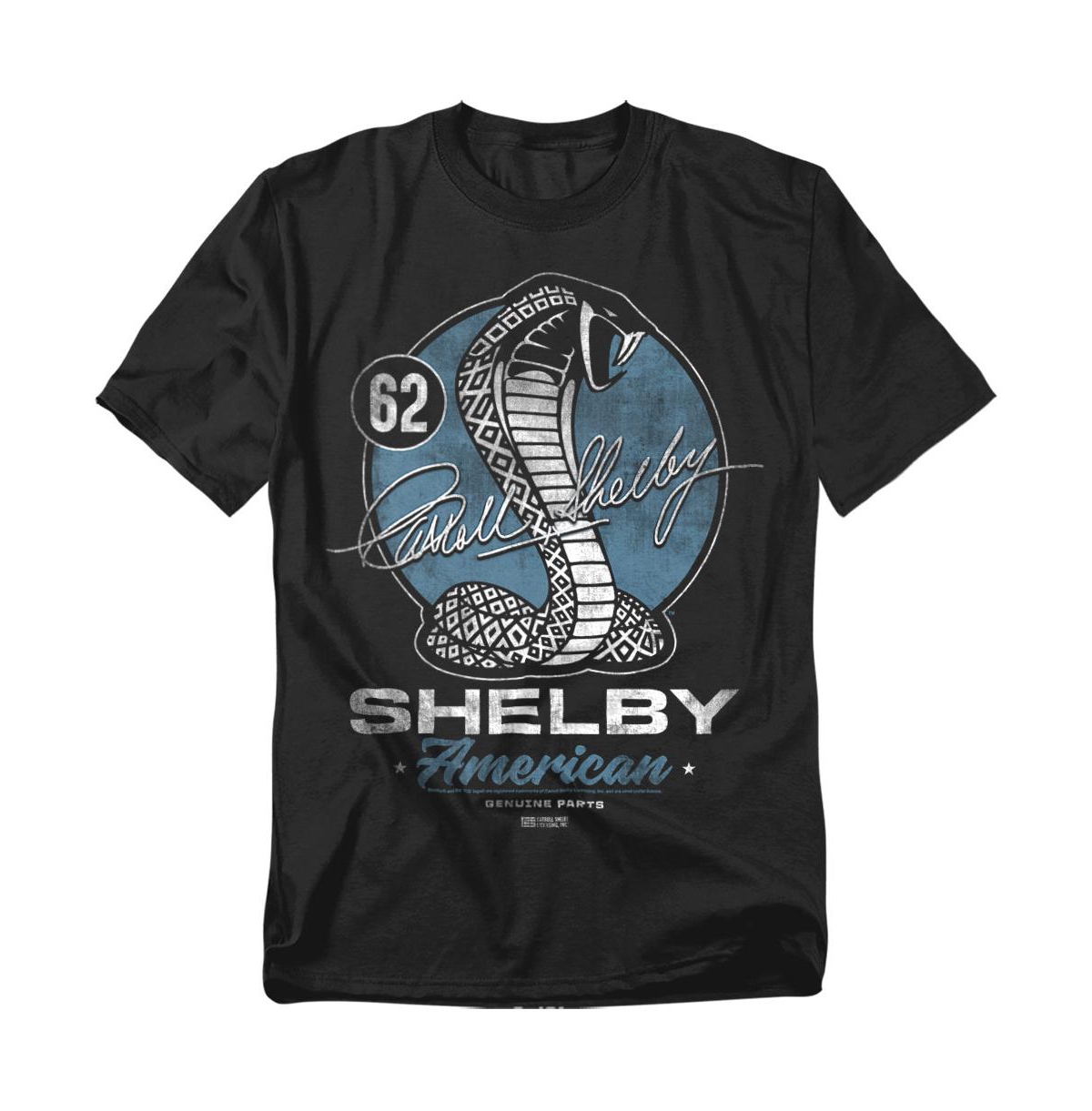 Click here for Mustang Mens Shelby Snake Retro T-Shirt - Black prices