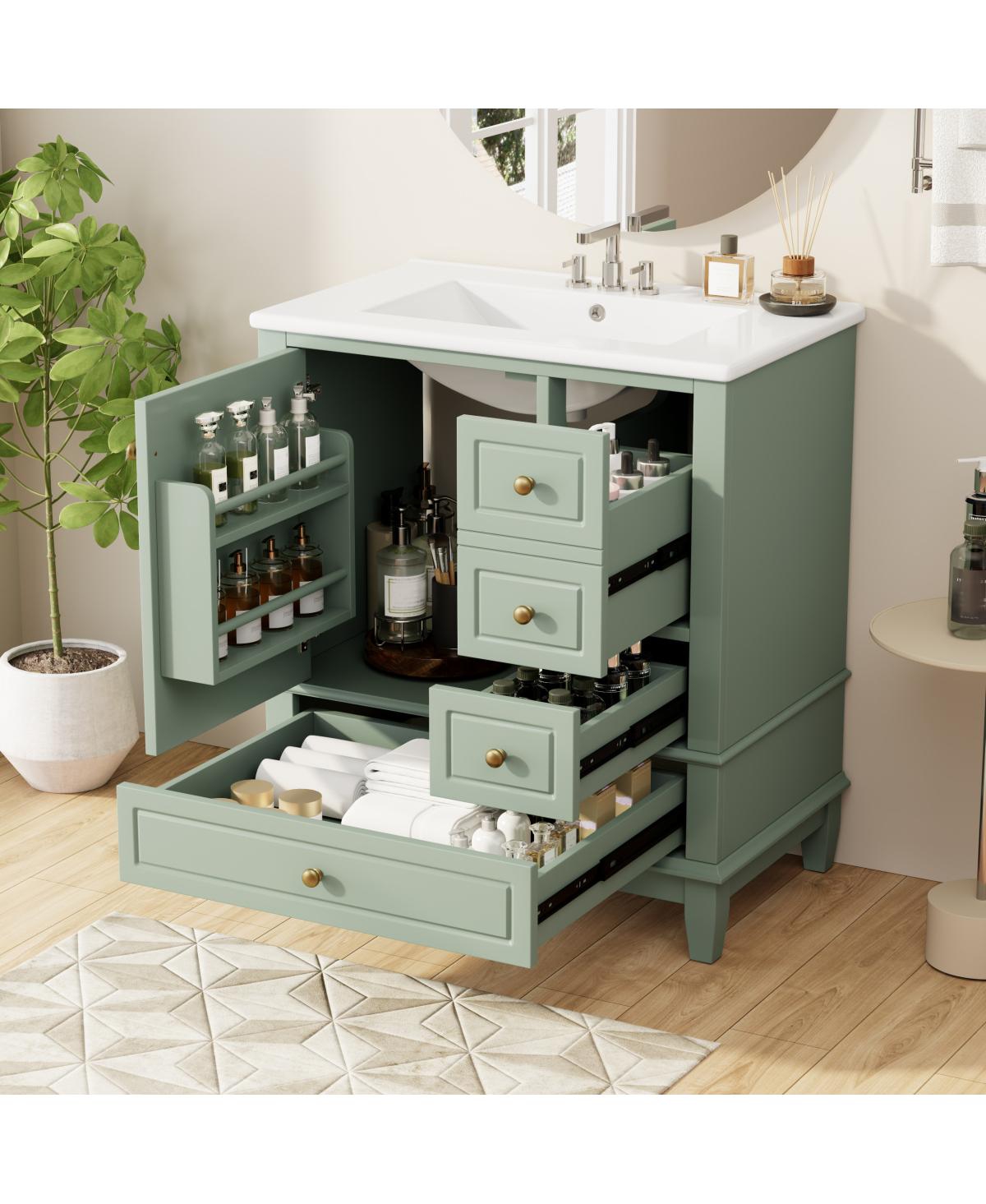 Click here for Sillysis 30 Bathroom Vanity with Ceramic Sink  Sol... prices