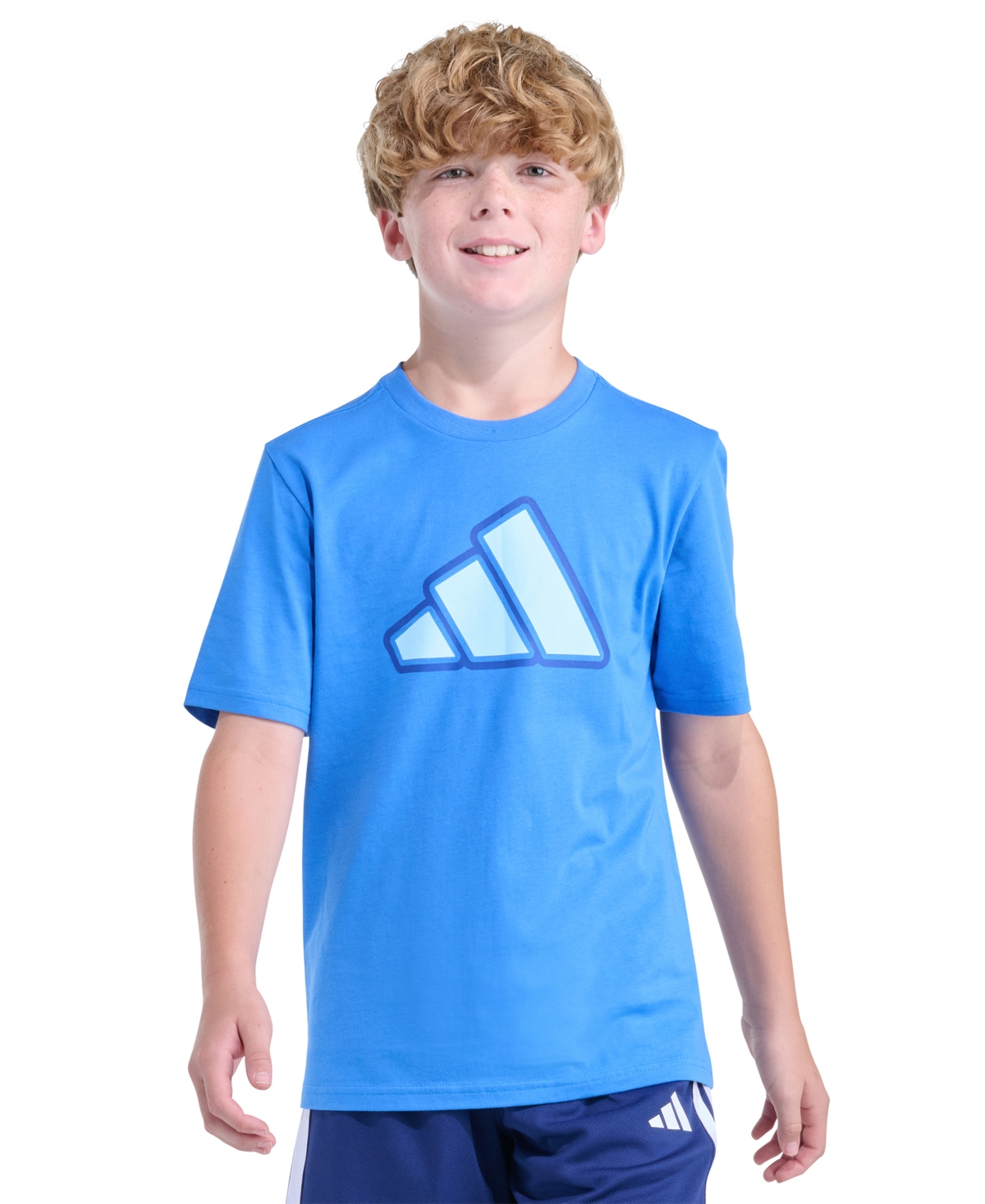 Click here for adidas Boys 8-20 Short-Sleeve Two Color Logo T-Shi... prices