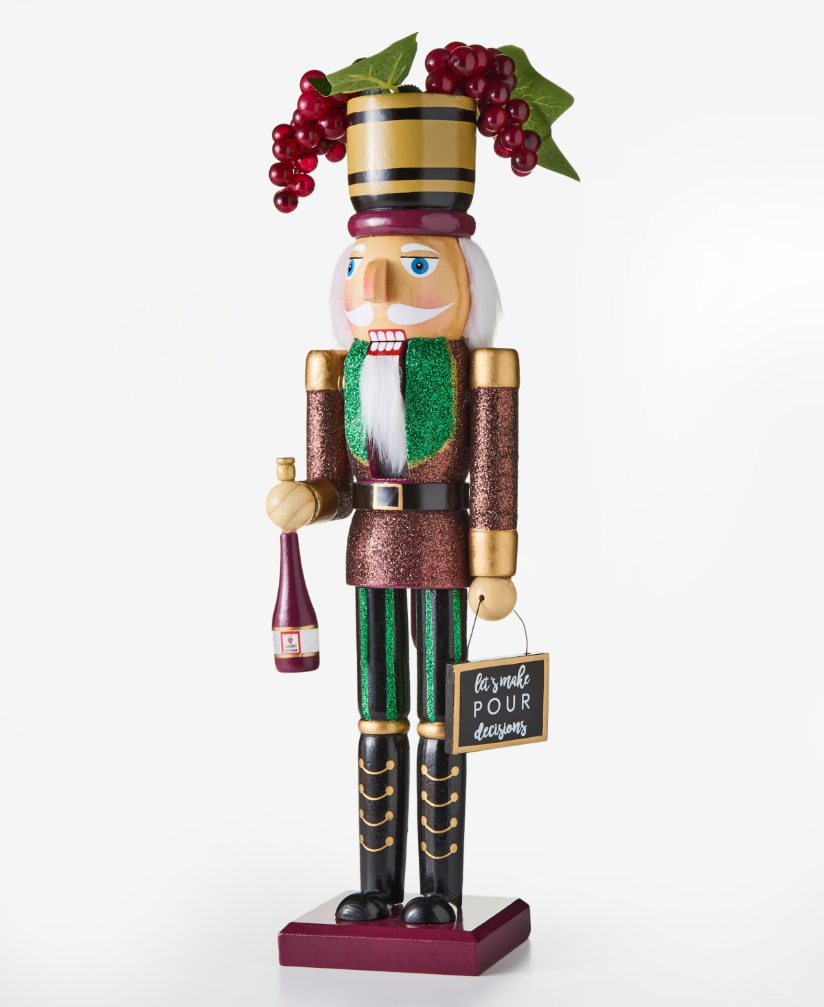 Click here for Holiday Lane Heritage Wine Steward Nutcracker  Mac... prices