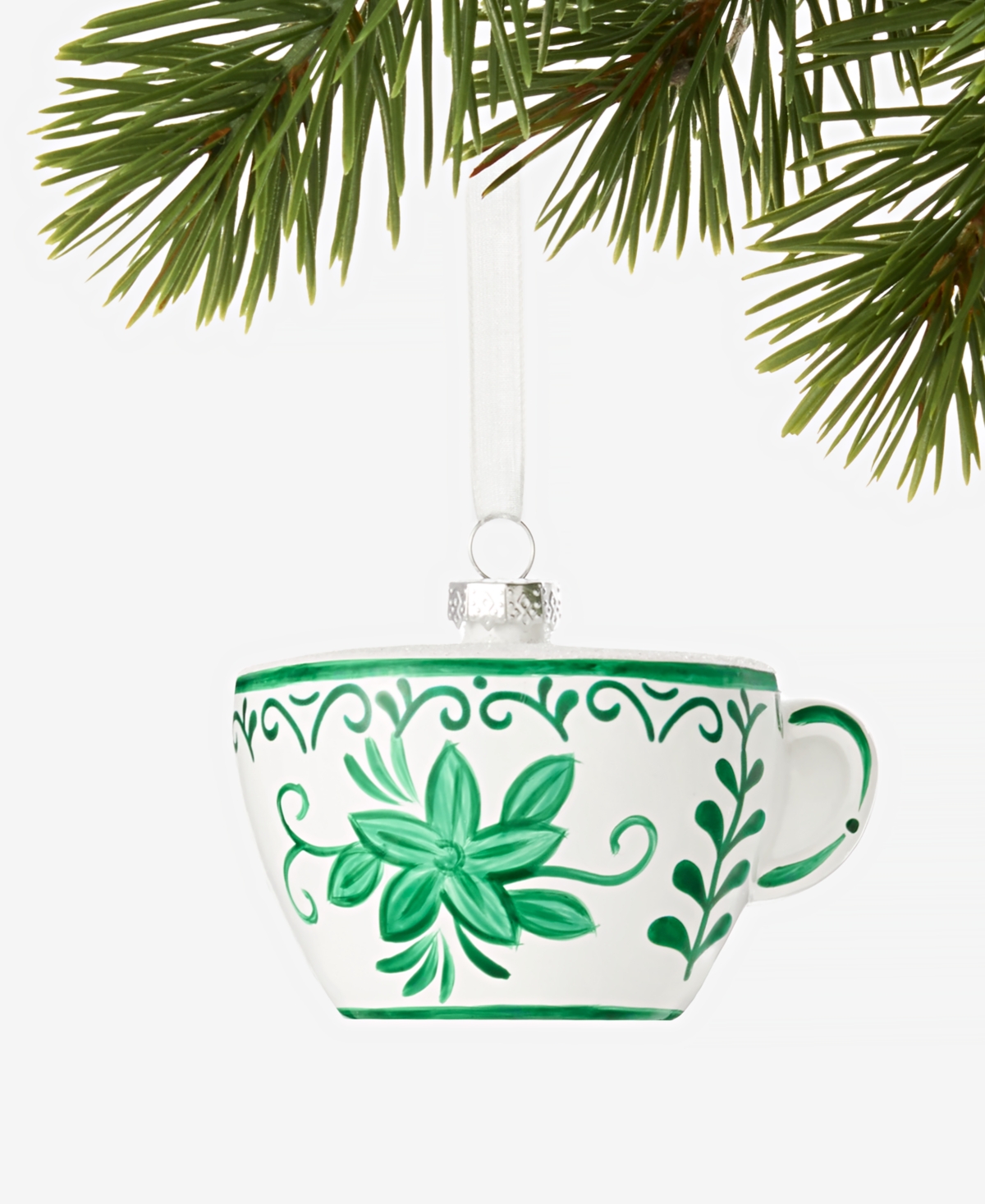Click here for Holiday Lane Holiday Toile Tea Cup Ornament  Macys... prices
