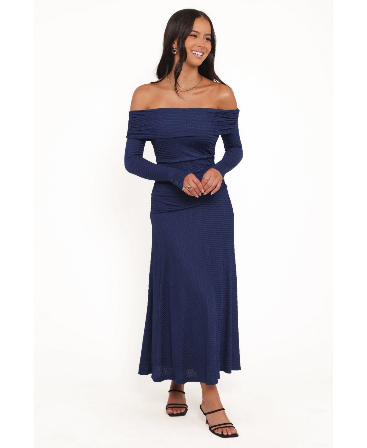 Click here for Petal and Pup Womens Katiya Off Shoulder Dress - N... prices