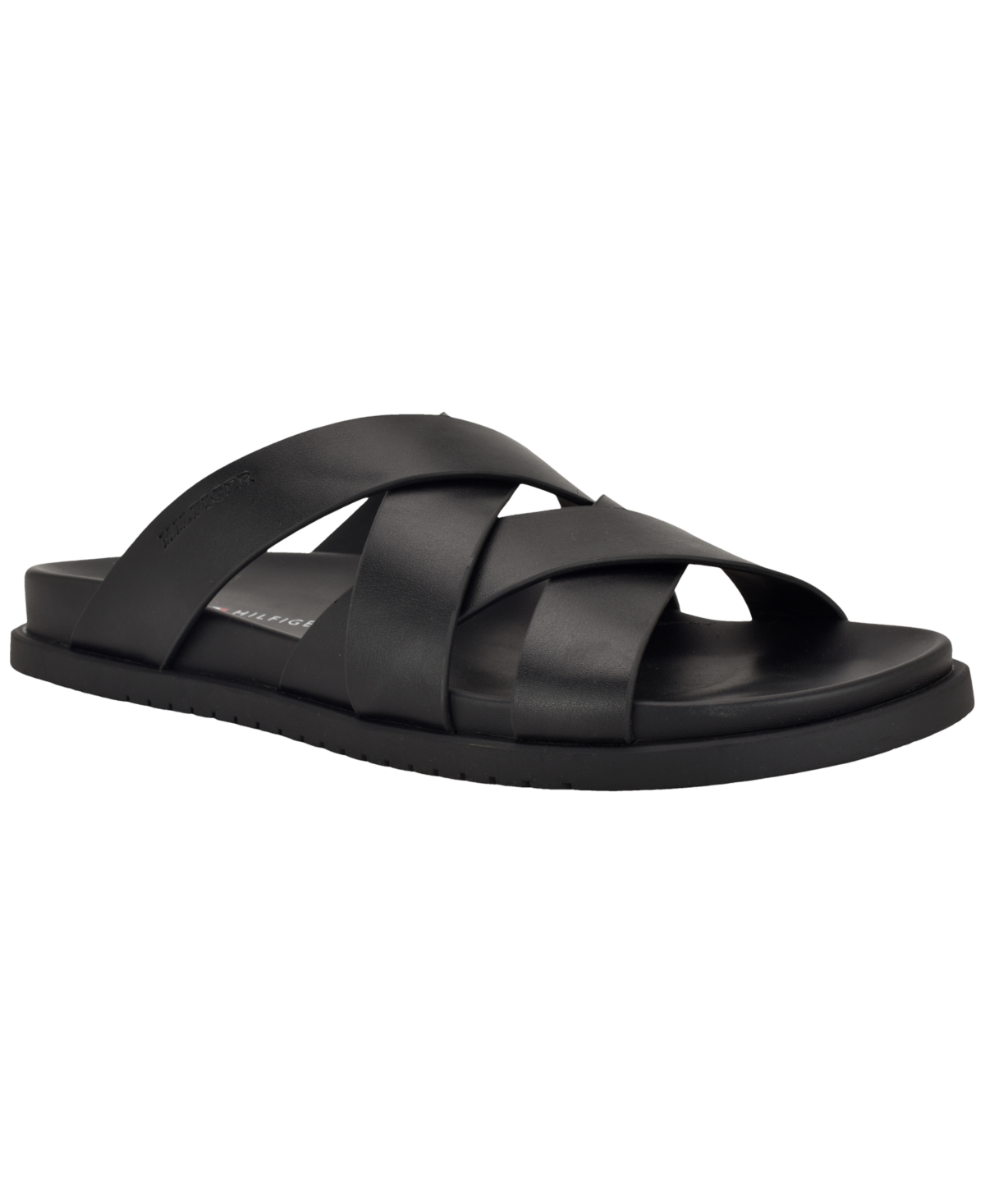 Click here for Tommy Hilfiger Mens Bivin Slip-On Sandals - Black prices