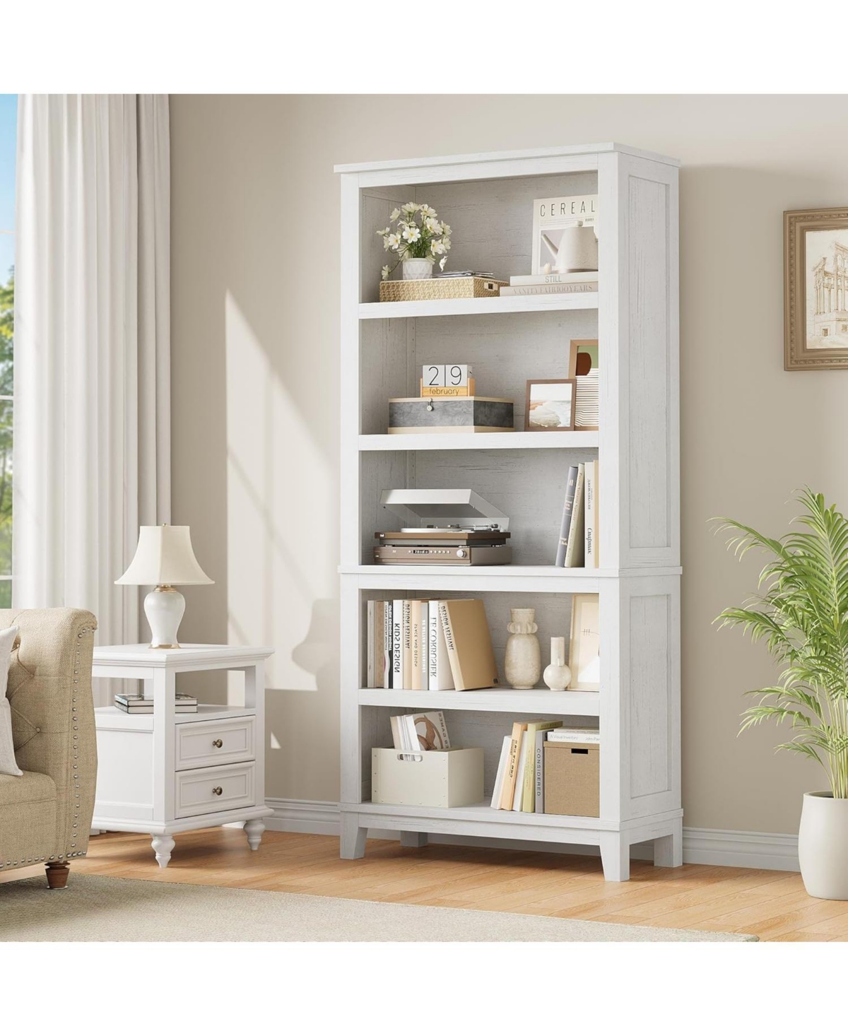 Click here for gaomon 71" Tall 5-Tier Bookcase  31.5" W... prices