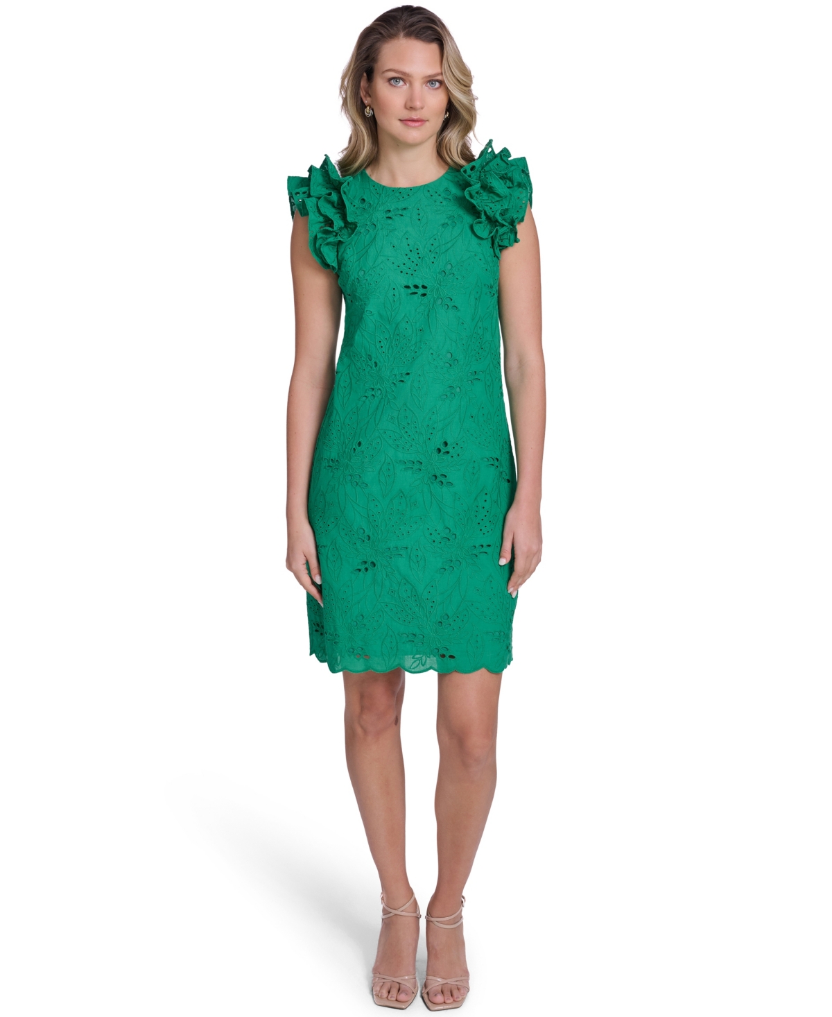 Click here for Jessica Howard Womens Sleeveless Crew Neck Sheath... prices