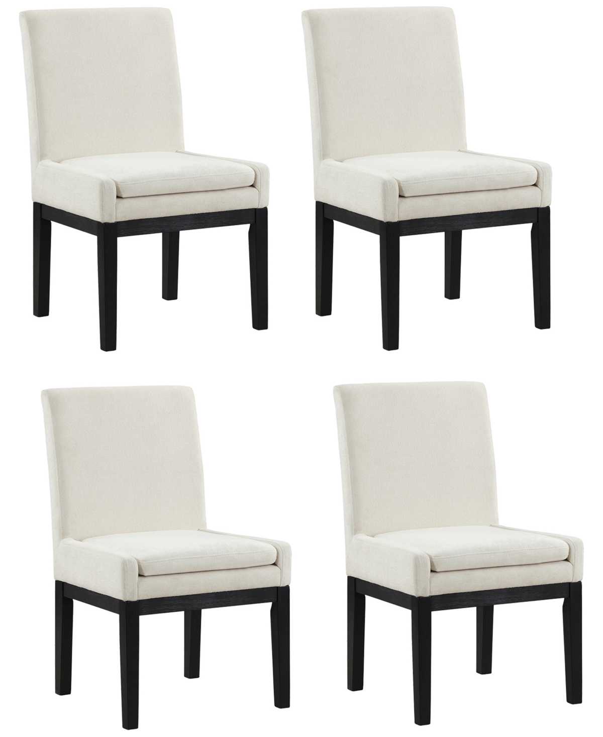 Click here for Macai 4-Pc. Upholstered Side Chair Set - Black prices