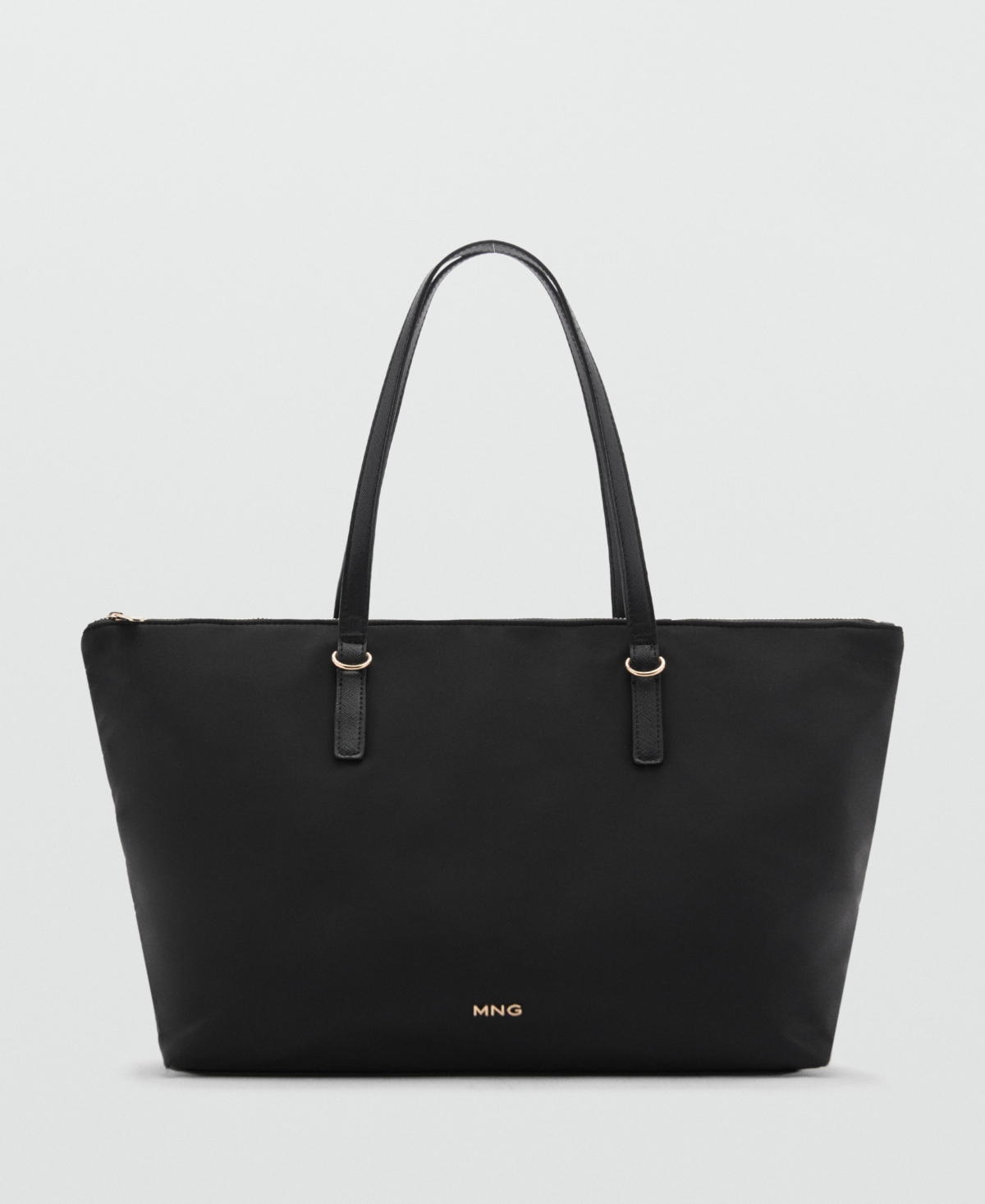 Click here for Mango Womens Nylon Shopper Bag - Black prices