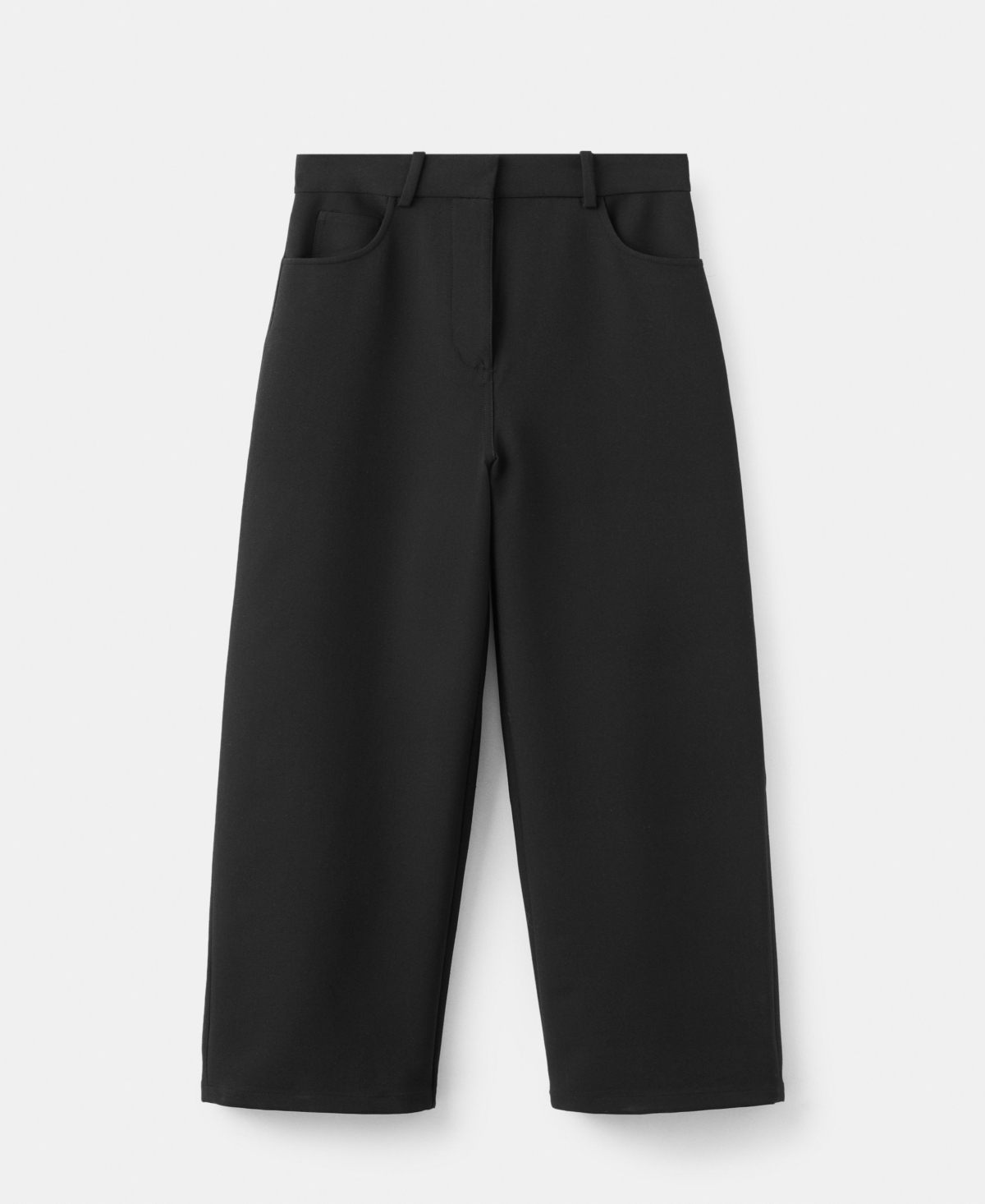 Click here for Mango Womens Mid-Rise Suit Trousers - Black prices