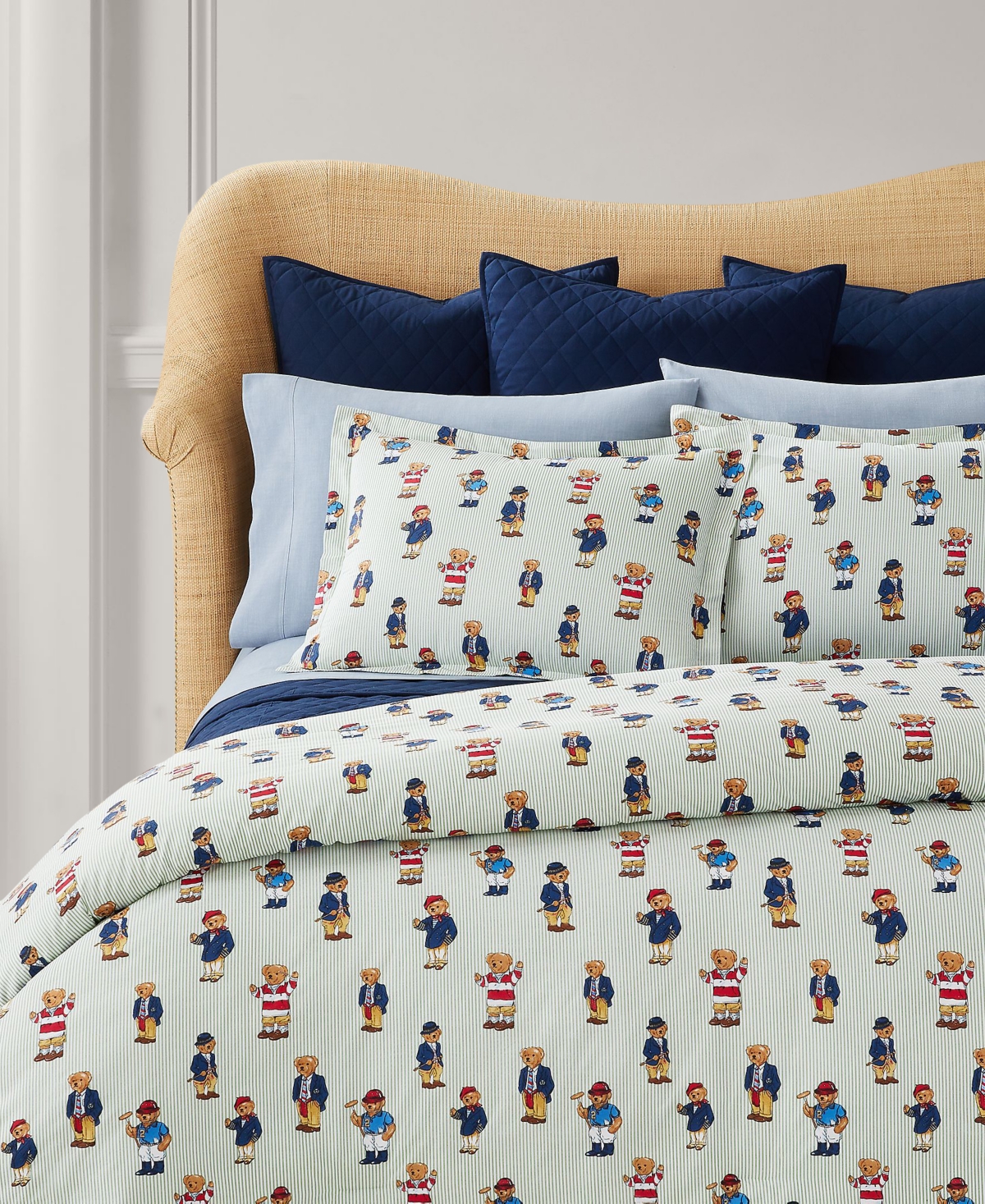 Click here for Polo Ralph Lauren Teddy Bear Stripe 3-Pc. Comforte... prices