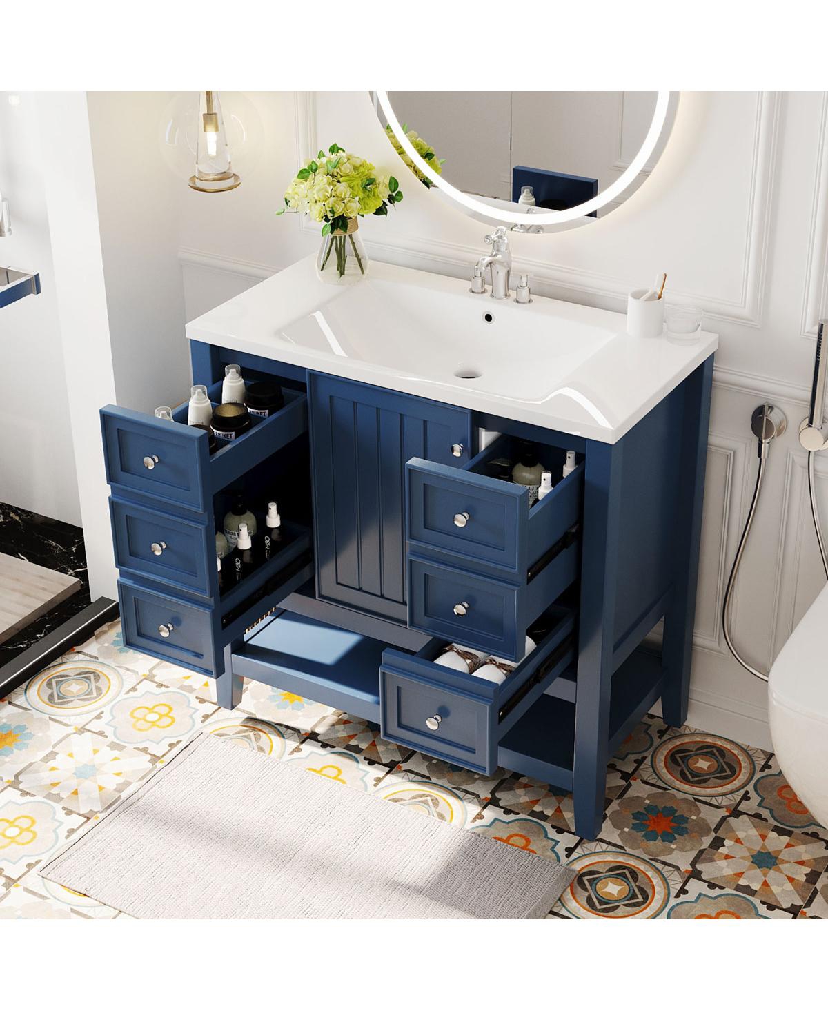 Click here for Sillysis 36" Bathroom Vanity with Ceramic Sin... prices