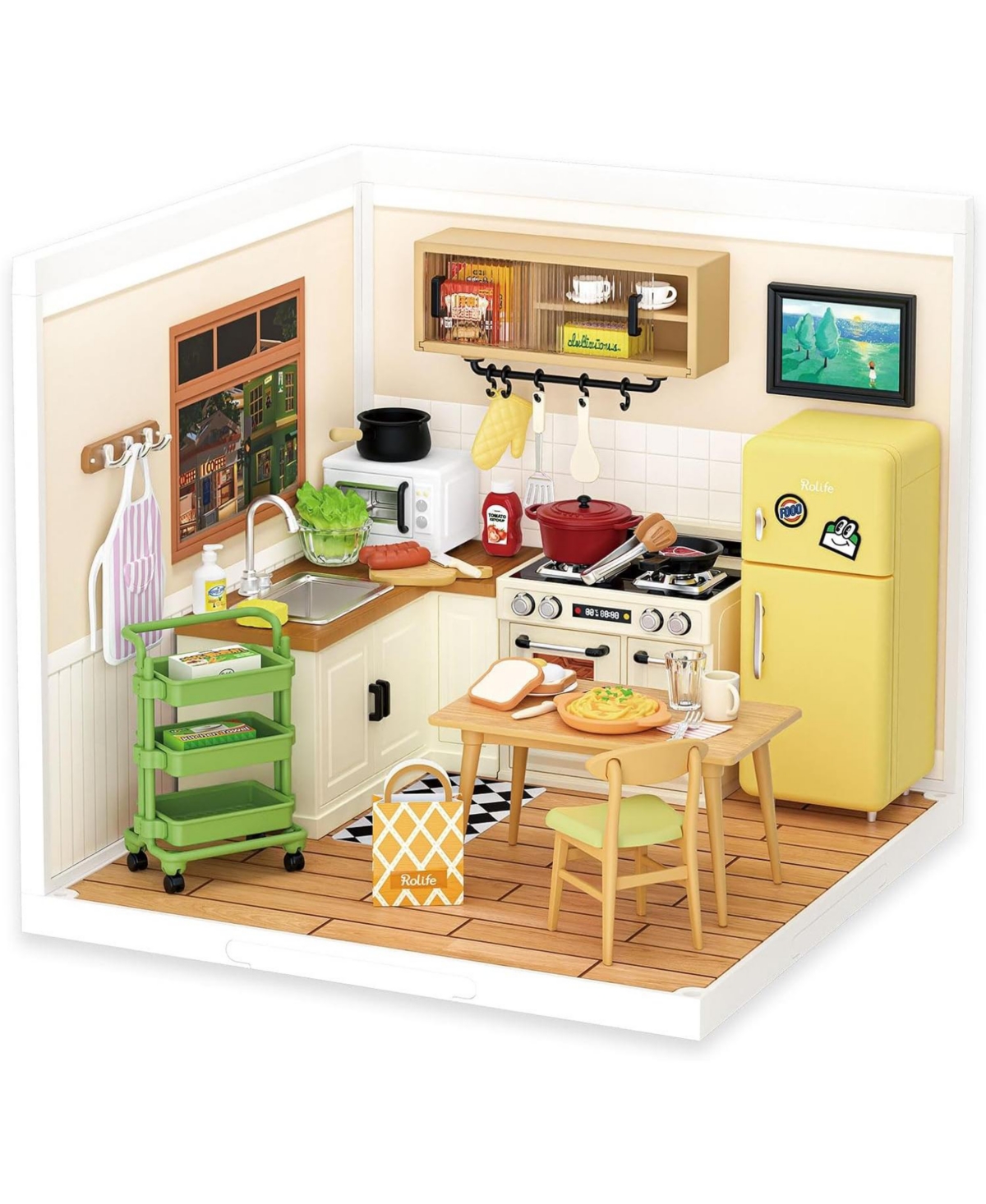 Click here for Robotime Miniature Happy Meals Kitchen Building Se... prices
