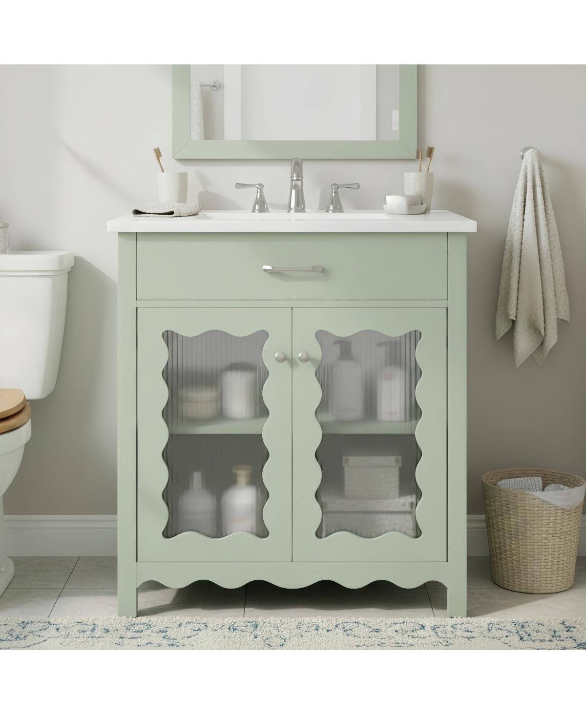 Click here for Sillysis 31"Bathroom Vanity with Sink  Temper... prices