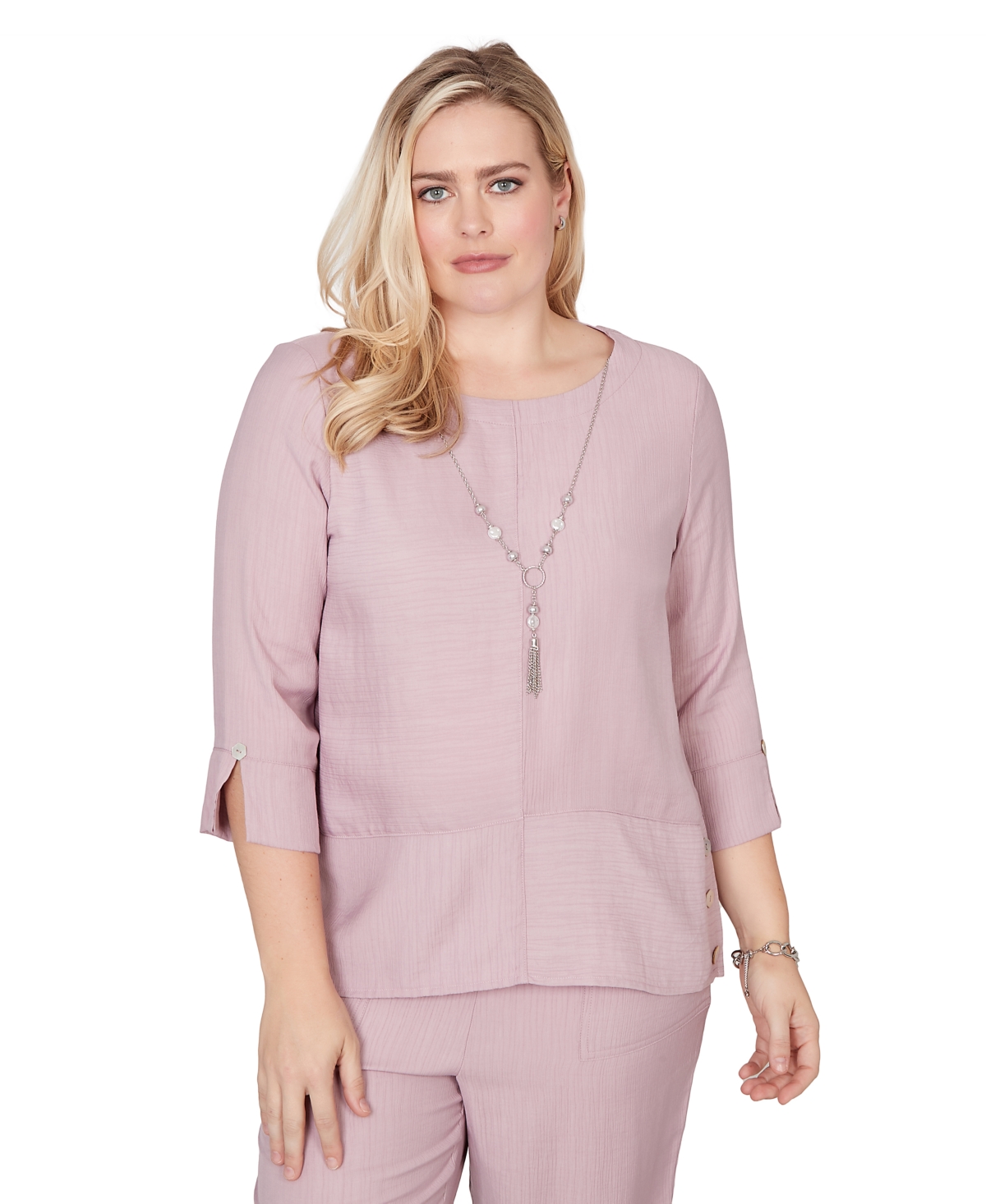 Click here for Alfred Dunner Petite Vintage-Inspired Charm Textur... prices