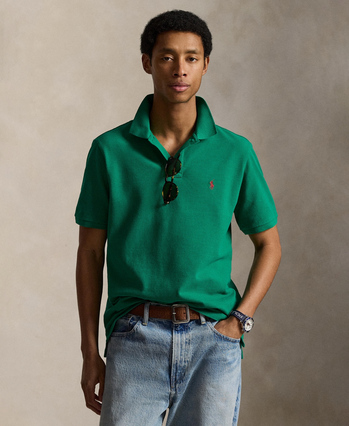 Click here for Polo Ralph Lauren Mens Classic-Fit Mesh Polo Shirt... prices