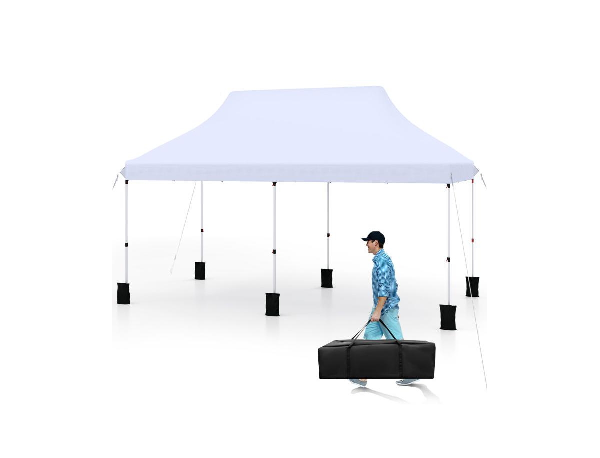 Click here for Slickblue Foldable Outdoor Canopy Gazebo with Stor... prices