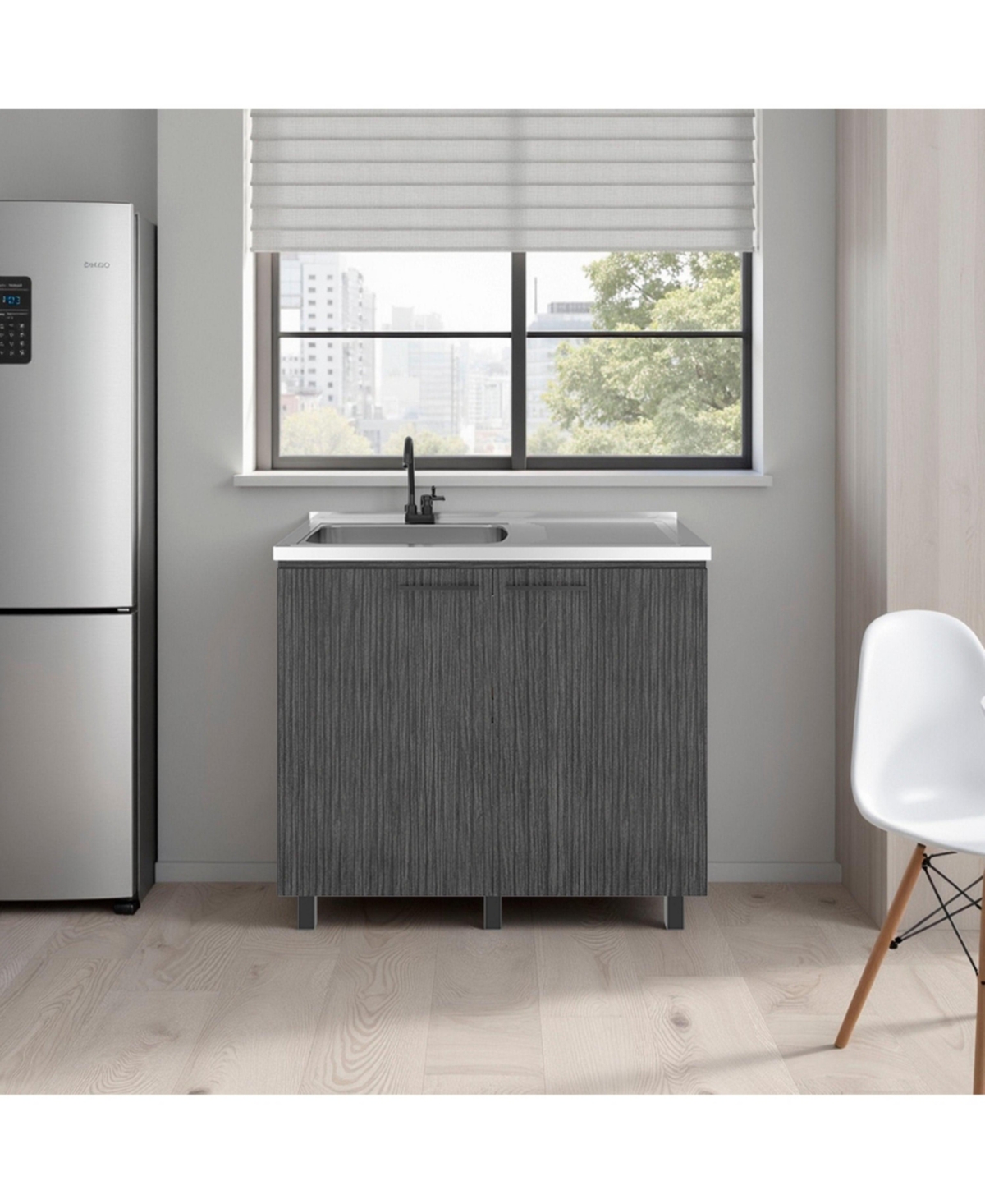 Click here for Fm Furniture Utility Sink Cabinet with 2 Doors and... prices