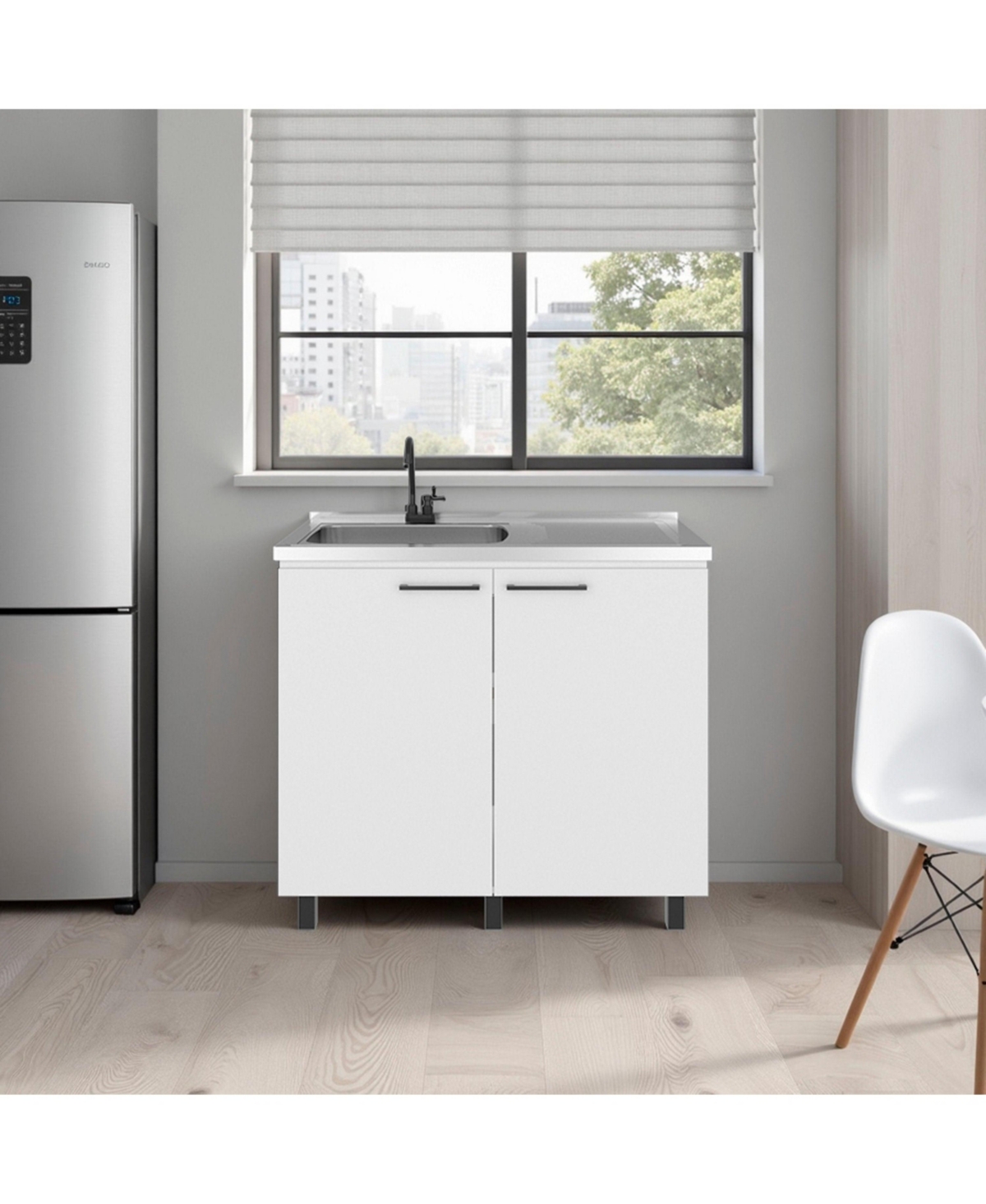 Click here for Fm Furniture Utility Sink Cabinet with 2 Doors and... prices