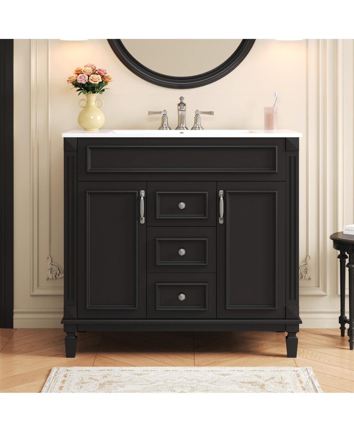 Click here for Sillysis Bathroom Vanity with Sink  Solid Wood Cab... prices