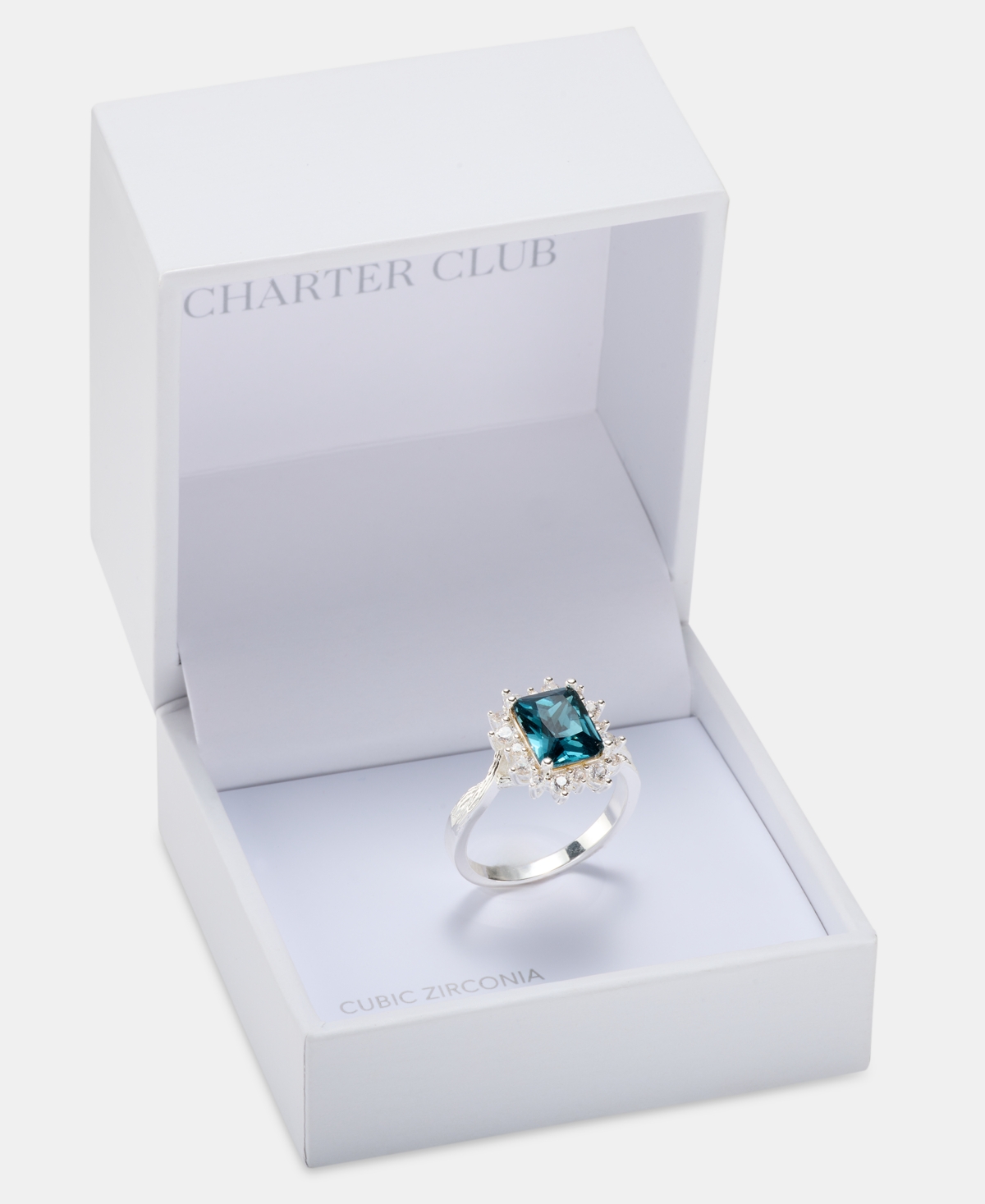 Click here for Charter Club Blue Crystal Ring  Macys Exclusive -... prices