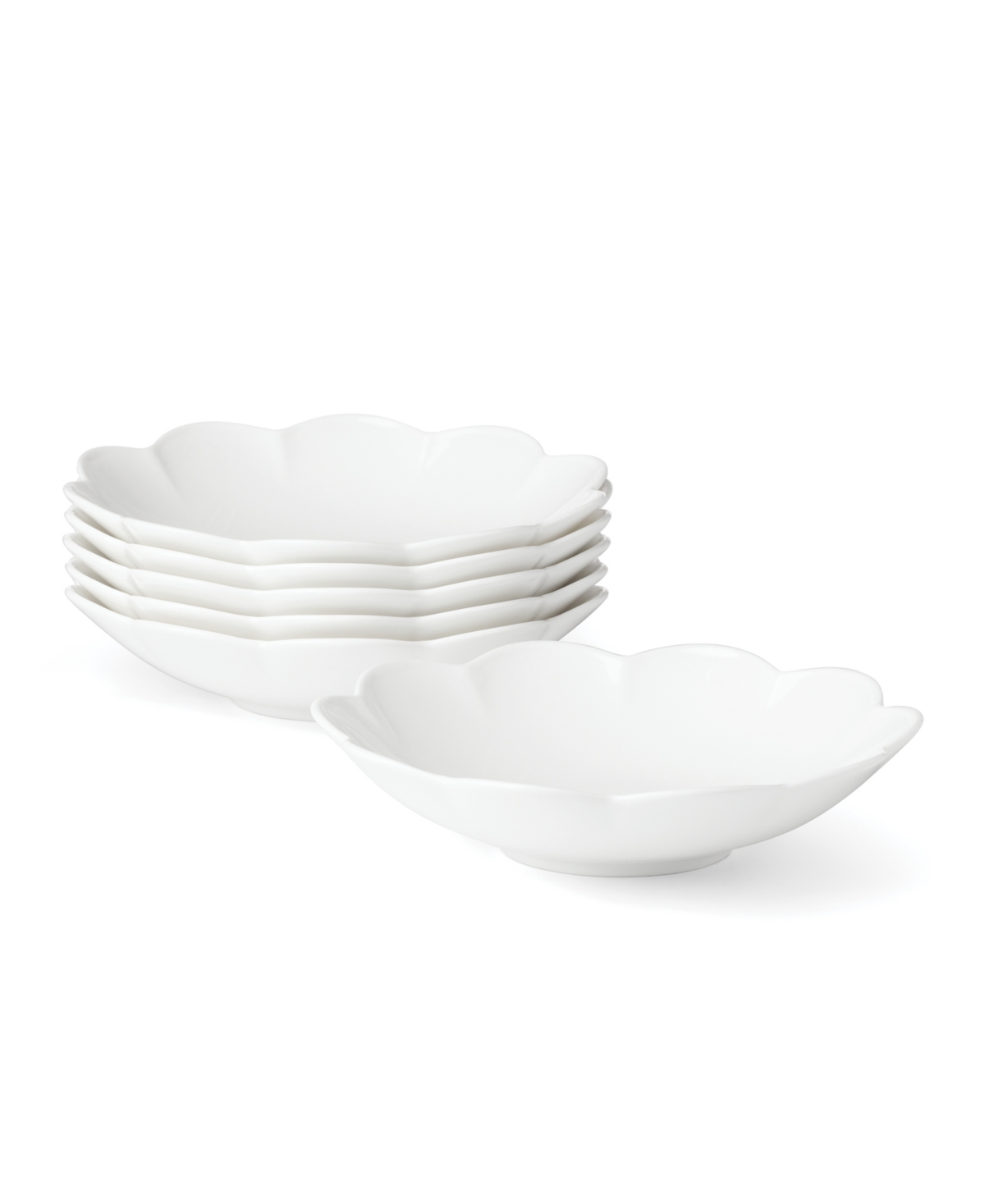 Click here for Lenox Studio 1414 Scallop Pasta Bowls  Set of 6 -... prices