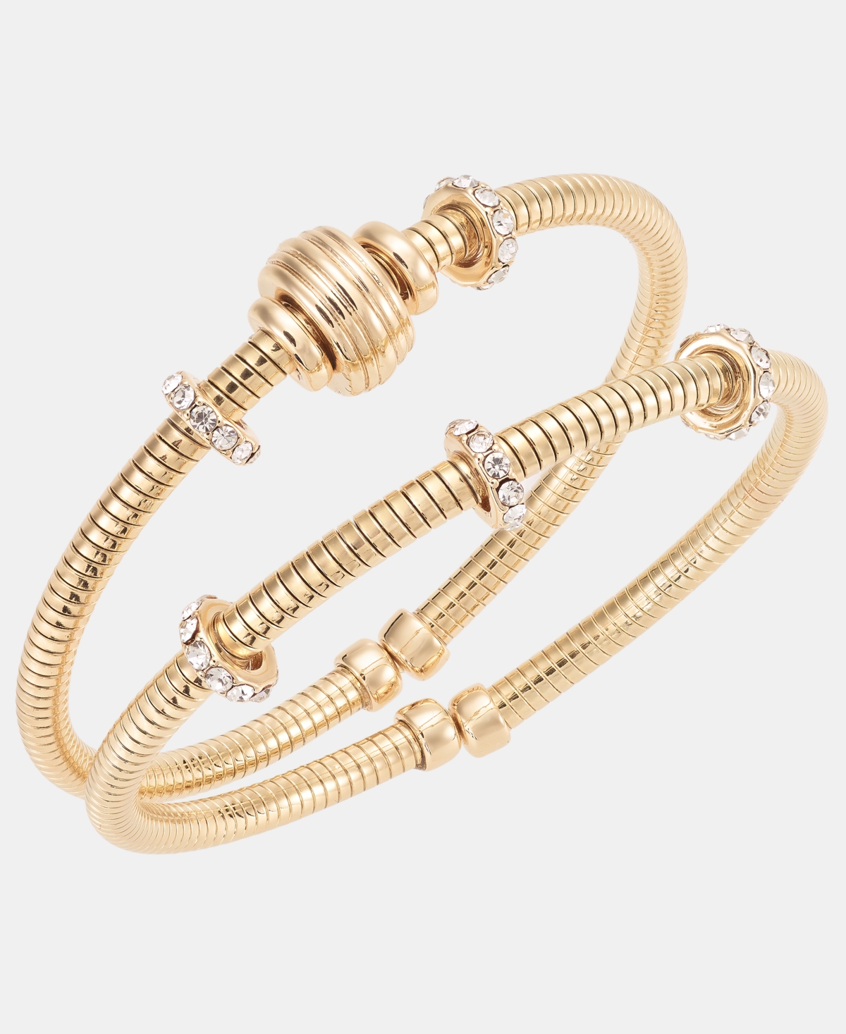 Click here for On 34th 2-Pc. Set Pave Beaded Bangle Bracelets  Ma... prices