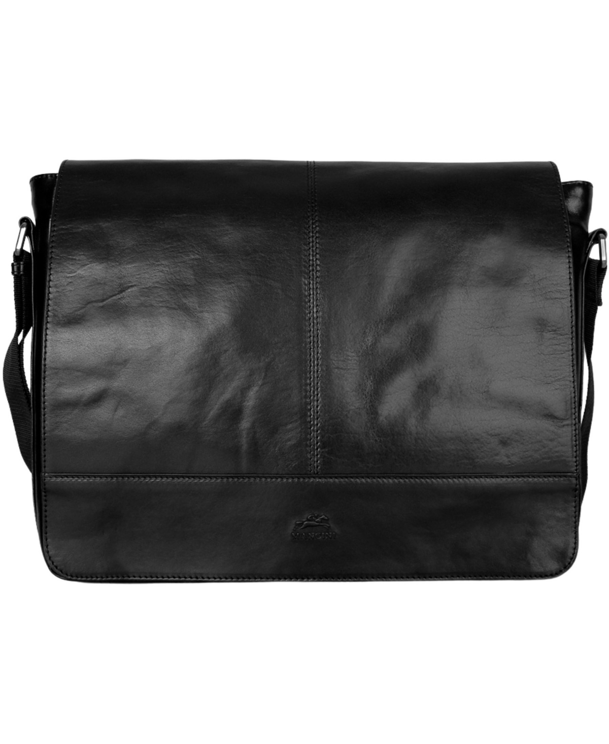 Click here for Mancini Mens Messenger Bag - Black prices