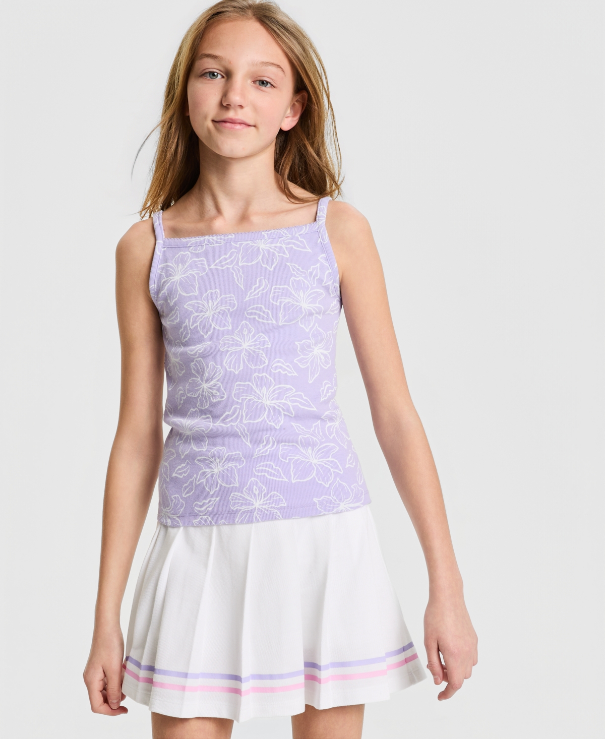 Click here for Epic Threads Girls 5-20 Floral-Print Apron Tank To... prices