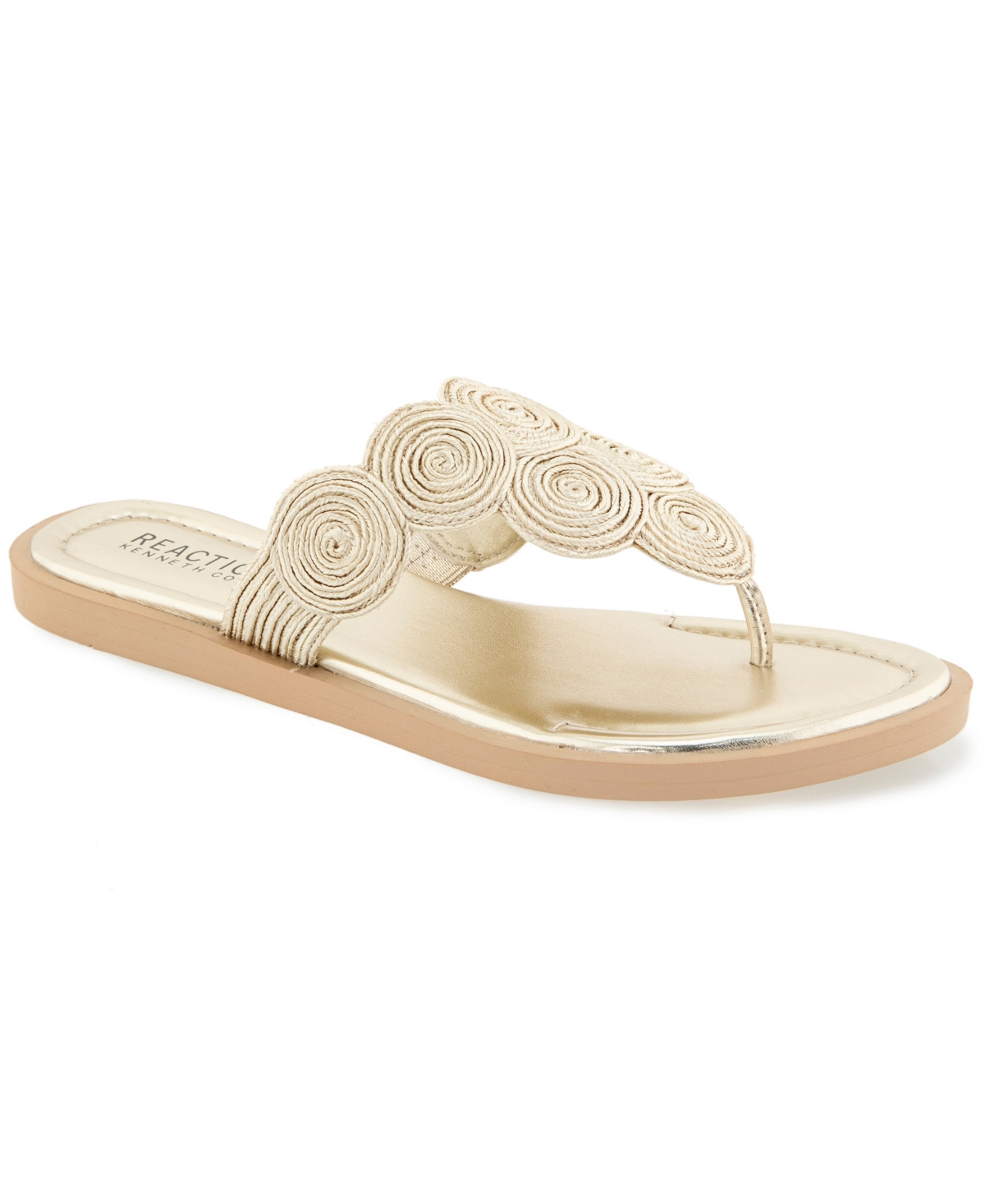 Click here for Kenneth Cole Reacton Womens Spiraling Thong Flat S... prices