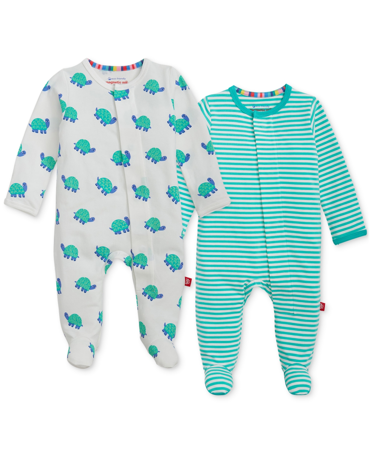 Click here for Magnetic Me Baby Boys Long-Sleeve Coverall - Green... prices