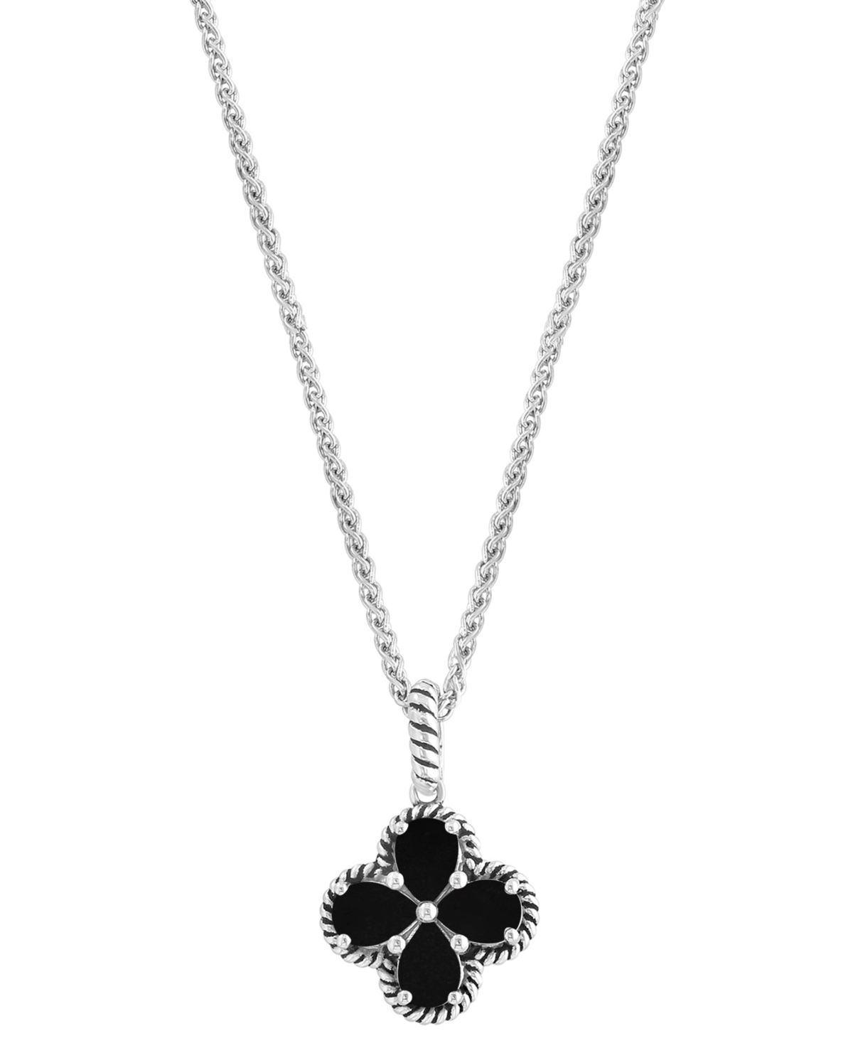 Click here for Effy Collection Onyx Pendant Necklace in Sterling... prices