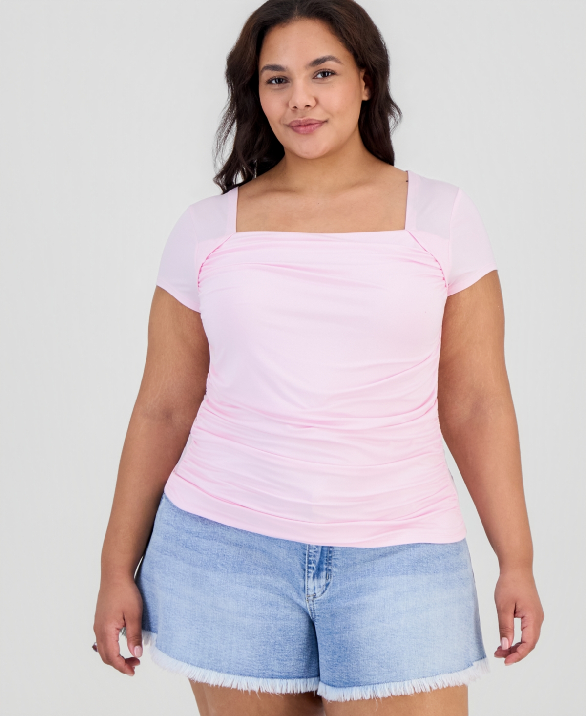 Click here for Full Circle Trends Trendy Plus Yummy Ruched Square... prices