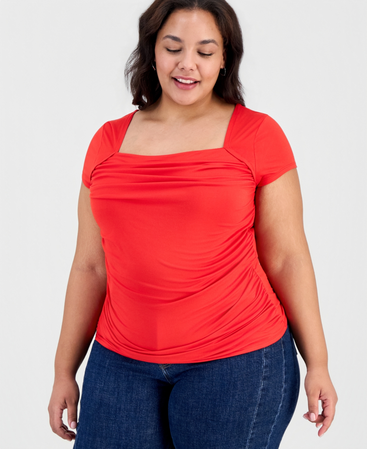 Click here for Full Circle Trends Trendy Plus Yummy Ruched Square... prices