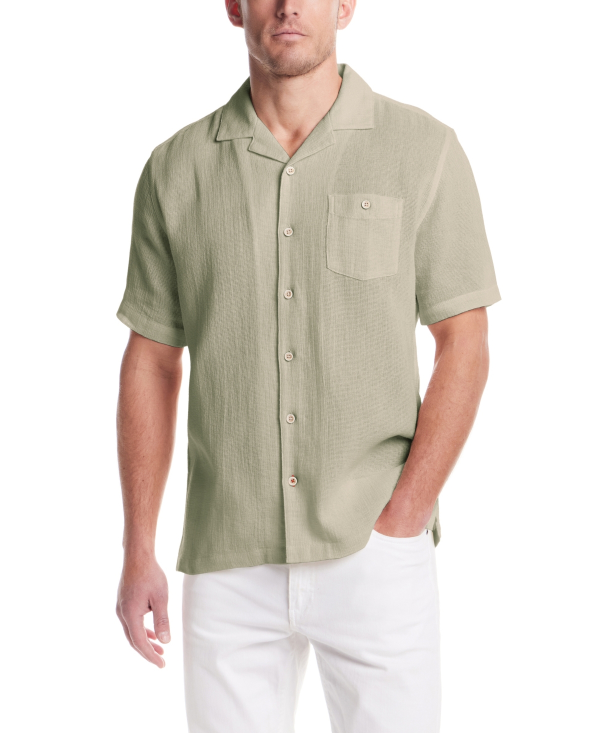 Click here for Weatherproof Vintage Mens Airtex Regular-Fit Textu... prices