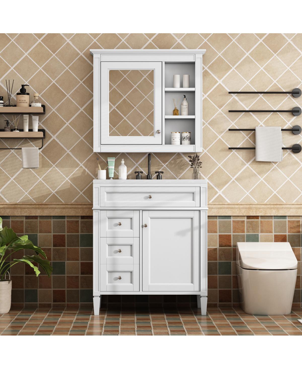 Click here for Sillysis 30 Bathroom Vanity Set with Mirror Cabine... prices