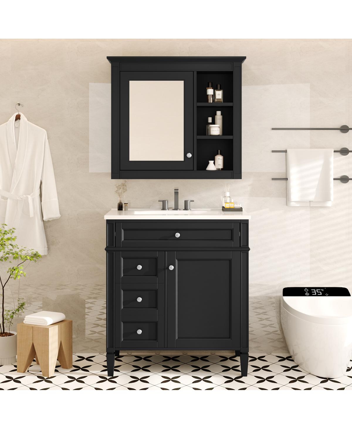 Click here for Sillysis 30 Bathroom Vanity Set with Mirror Cabine... prices