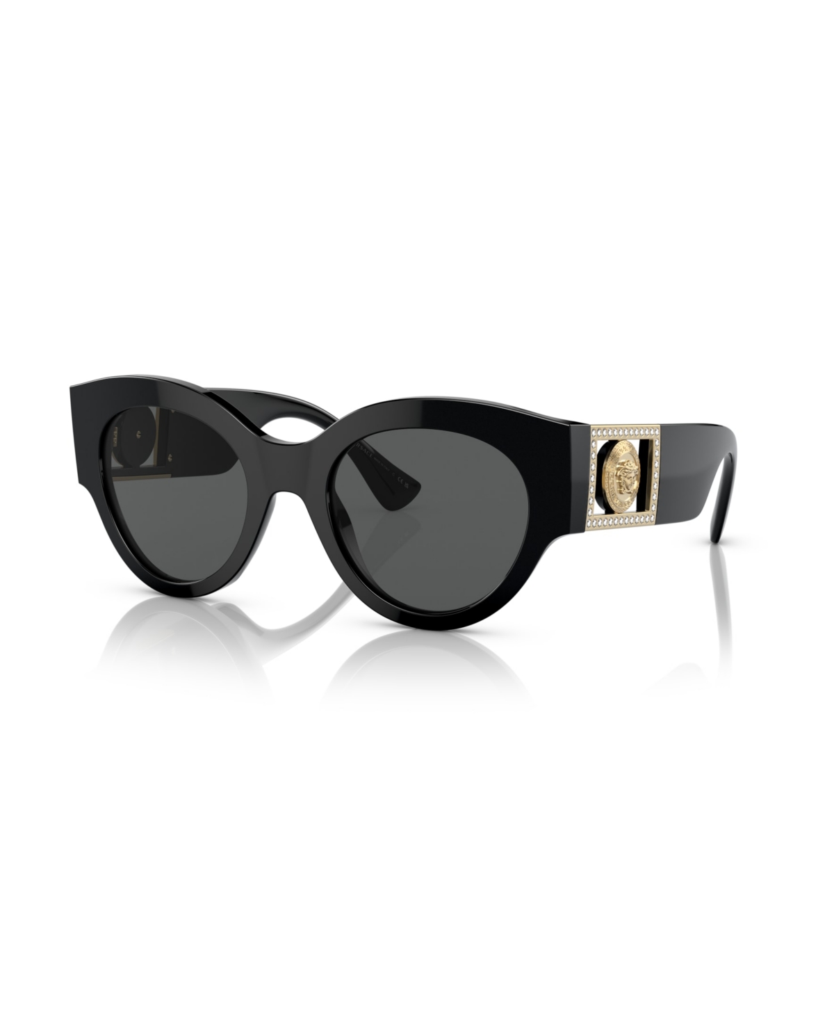 Click here for Versace Womens Round Sunglasses  VE4438B - Black prices