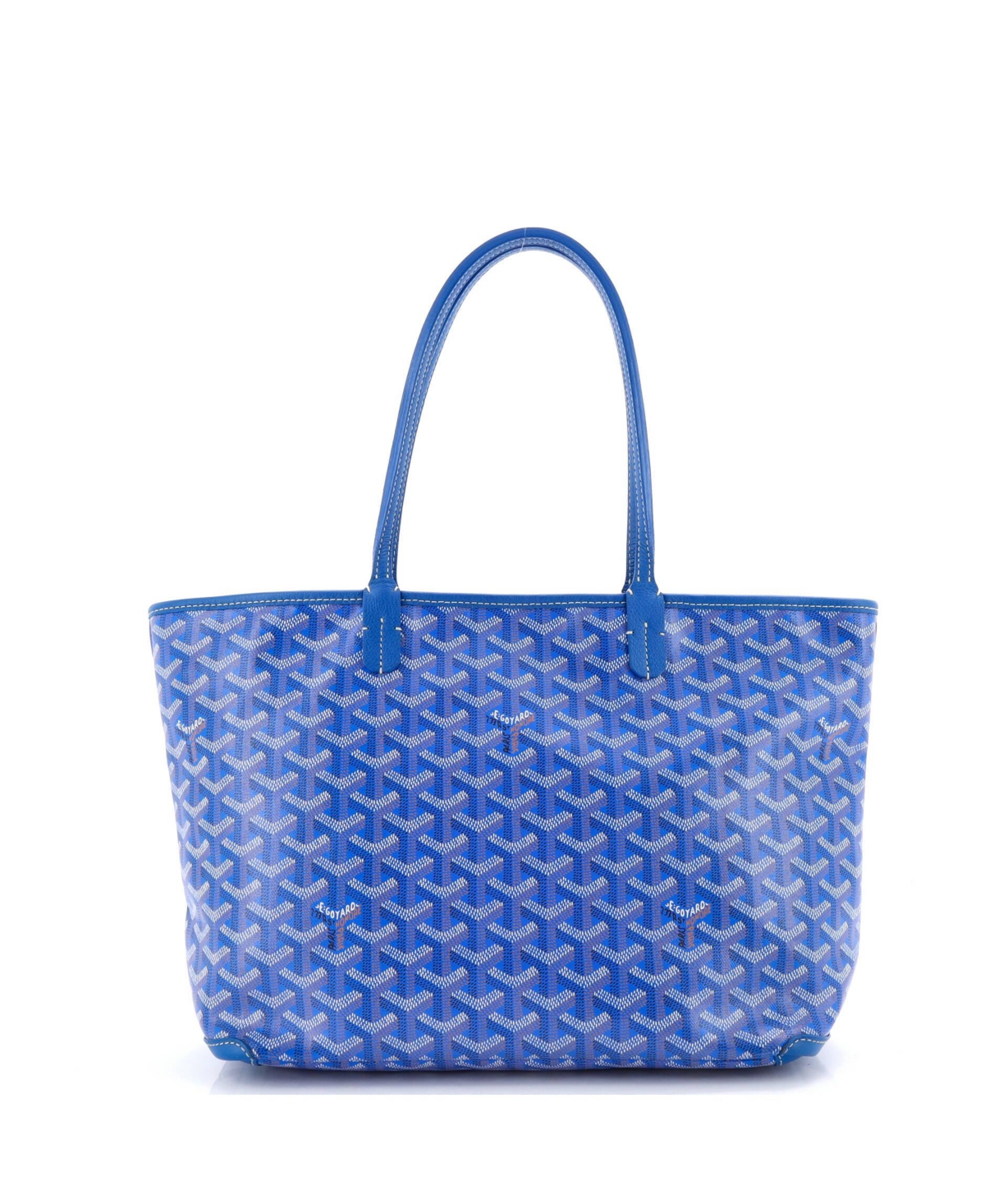 Click here for Pre-Owned Goyard Pm Artois Tote Coated Canvas - Bl... prices