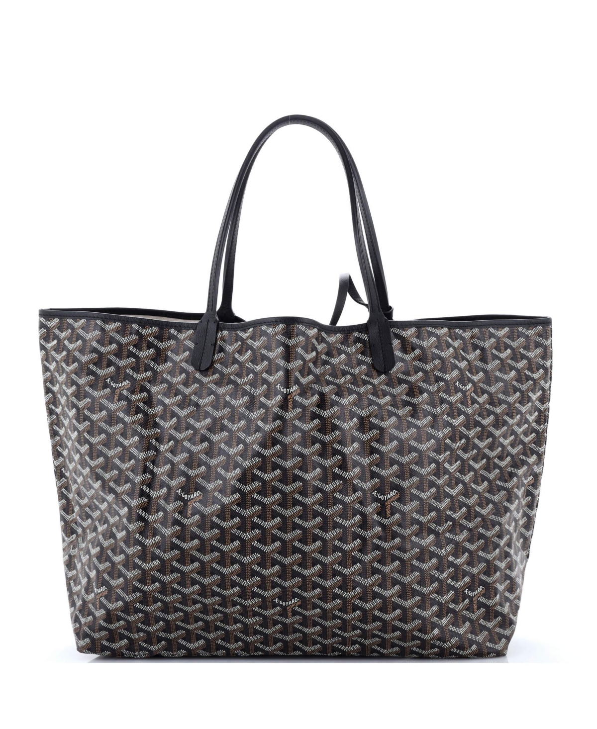 Click here for Pre-Owned Goyard Gm Saint Louis Tote Coated Canvas... prices