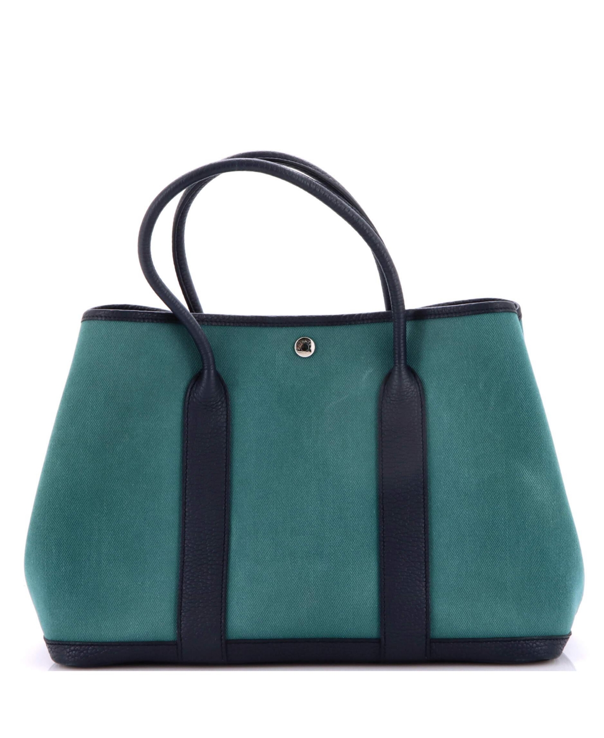 Click here for Pre-Owned HERMES 36 Garden Party Tote Toile and Le... prices