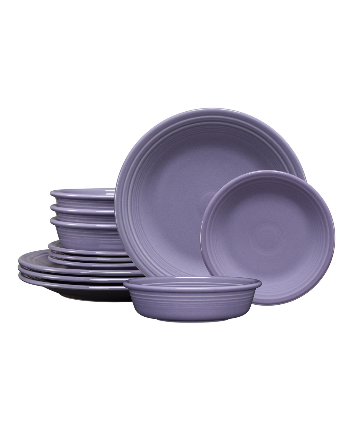 Click here for Fiesta Lavender Classic Rim 12-Pc. Starter Dinnerw... prices