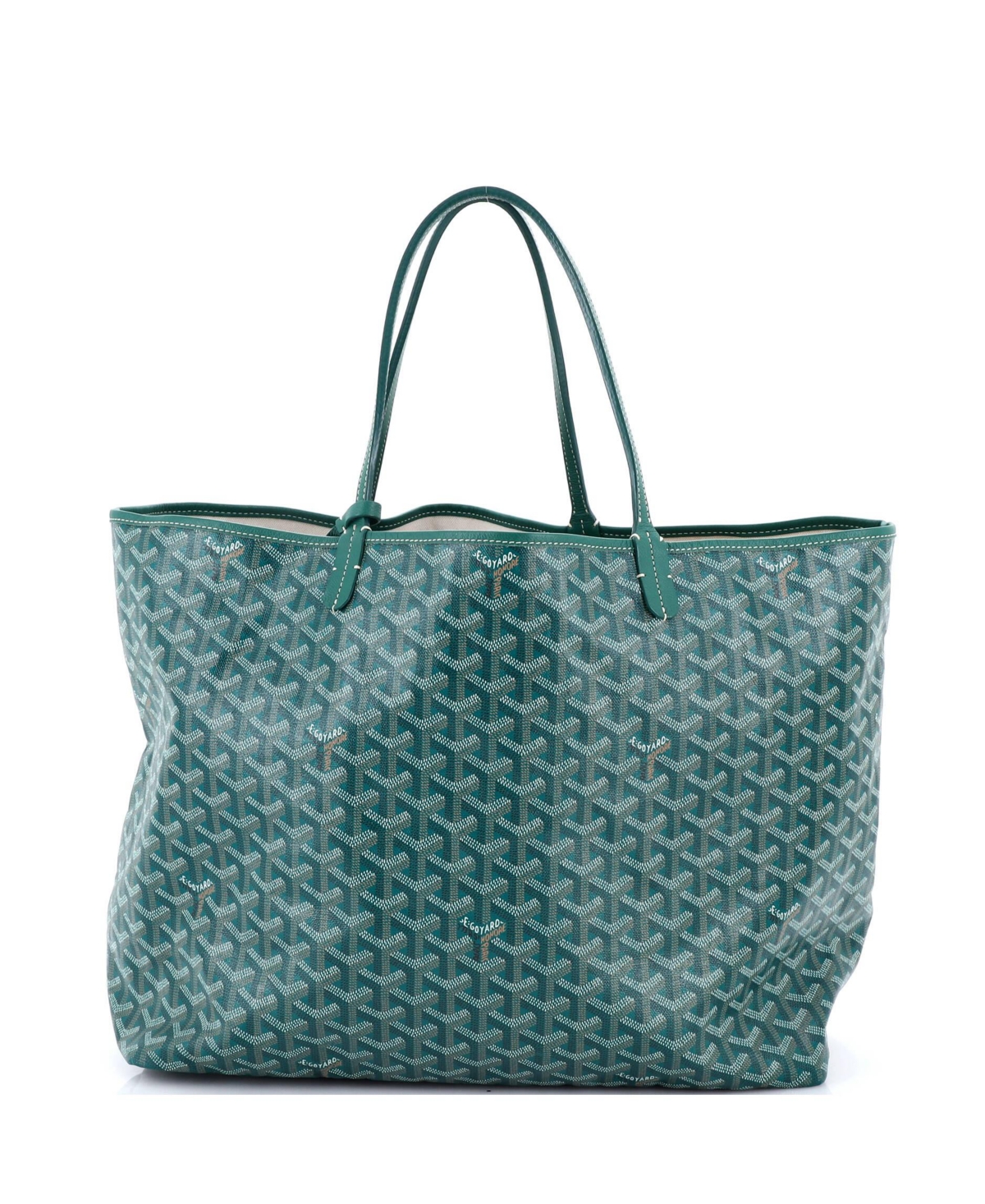 Click here for Pre-Owned Goyard Gm Saint Louis Tote Coated Canvas... prices