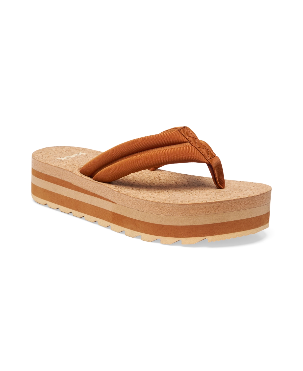 Click here for Sanuk Women Yoga Puff-n-Stuff Sandals - Roasted pe... prices