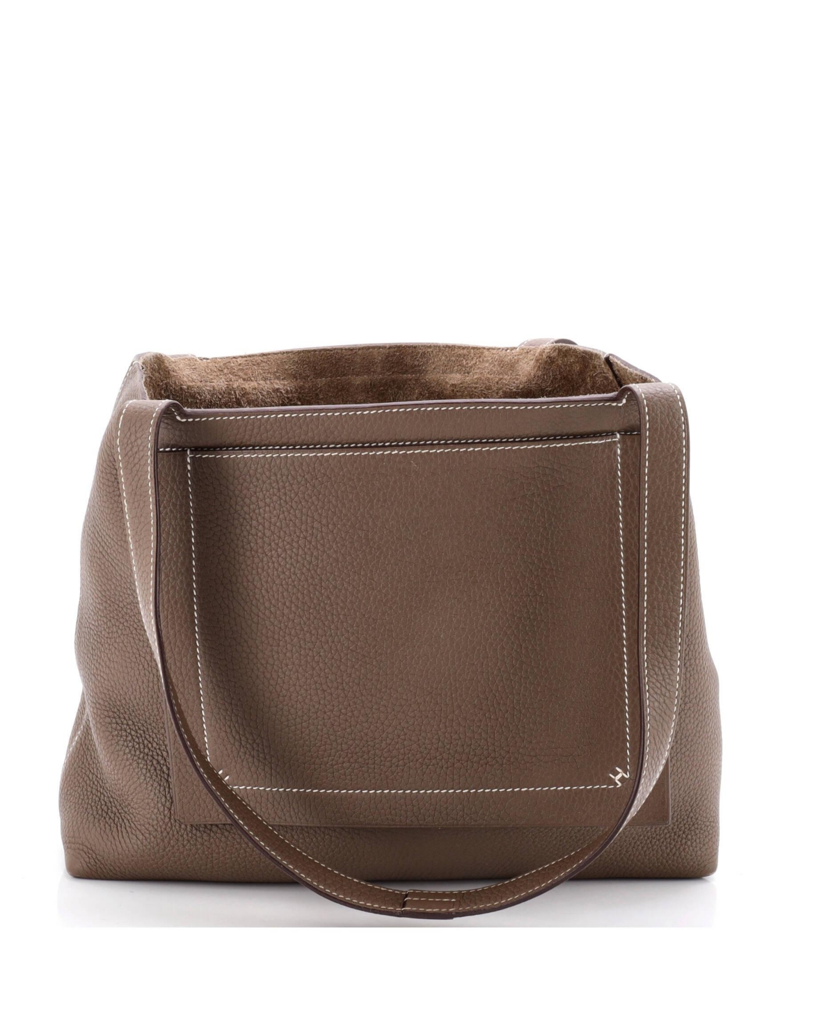 Click here for Pre-Owned HERMES 31 Cabasellier Tote Clemence - Da... prices