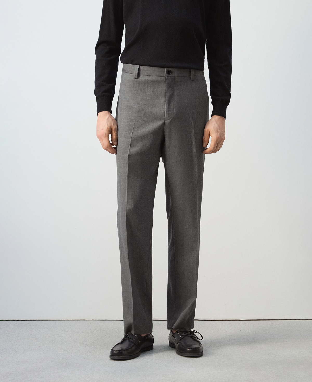Click here for Mango Mens Ricardo Regular Fit Suit Pants - Gray prices