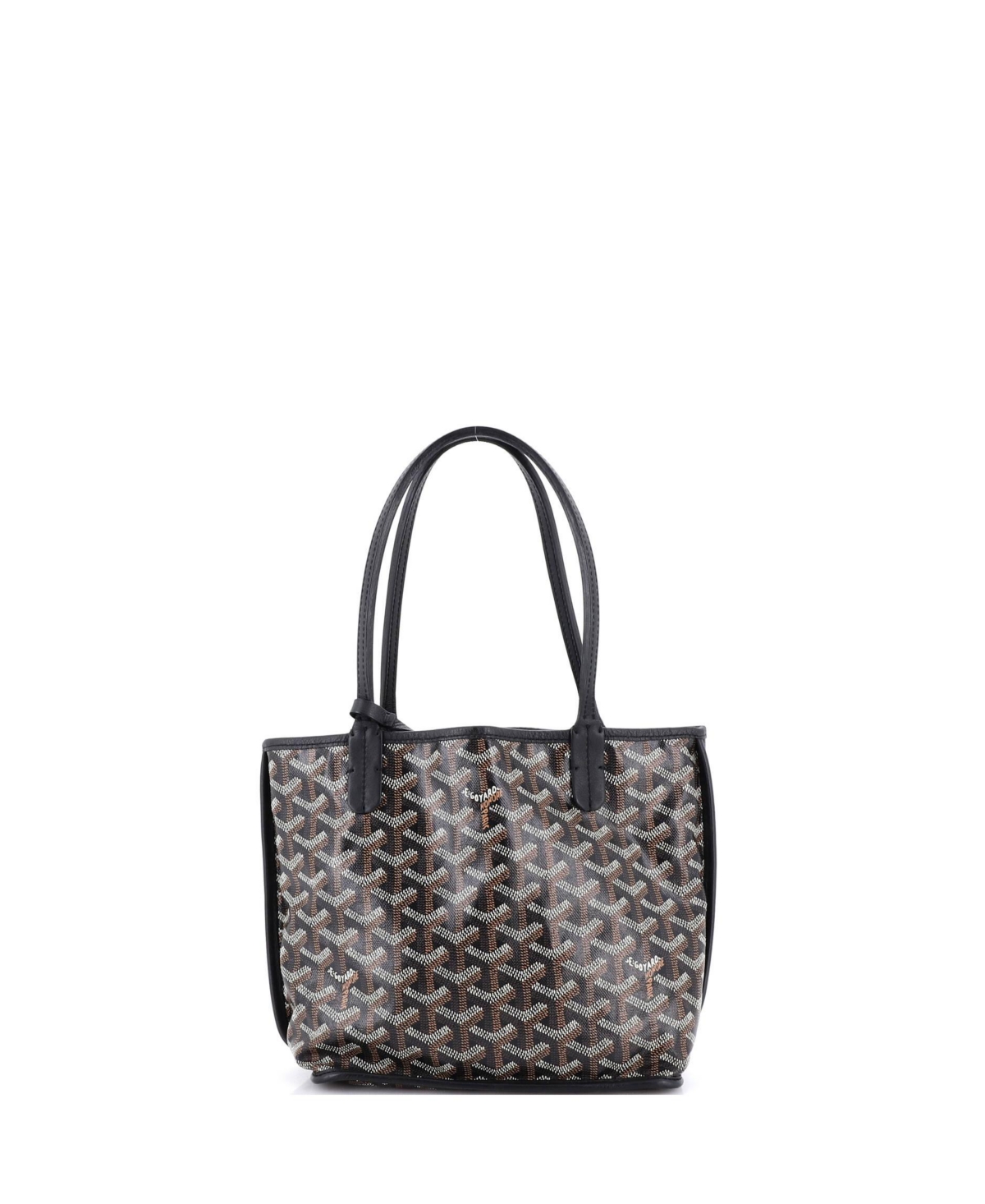 Click here for Pre-Owned Goyard Mini Anjou Reversible Tote Coated... prices