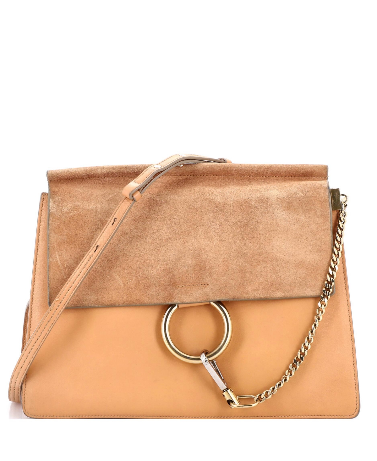 Click here for Pre-Owned Chloe Medium Faye Shoulder Bag Leather -... prices