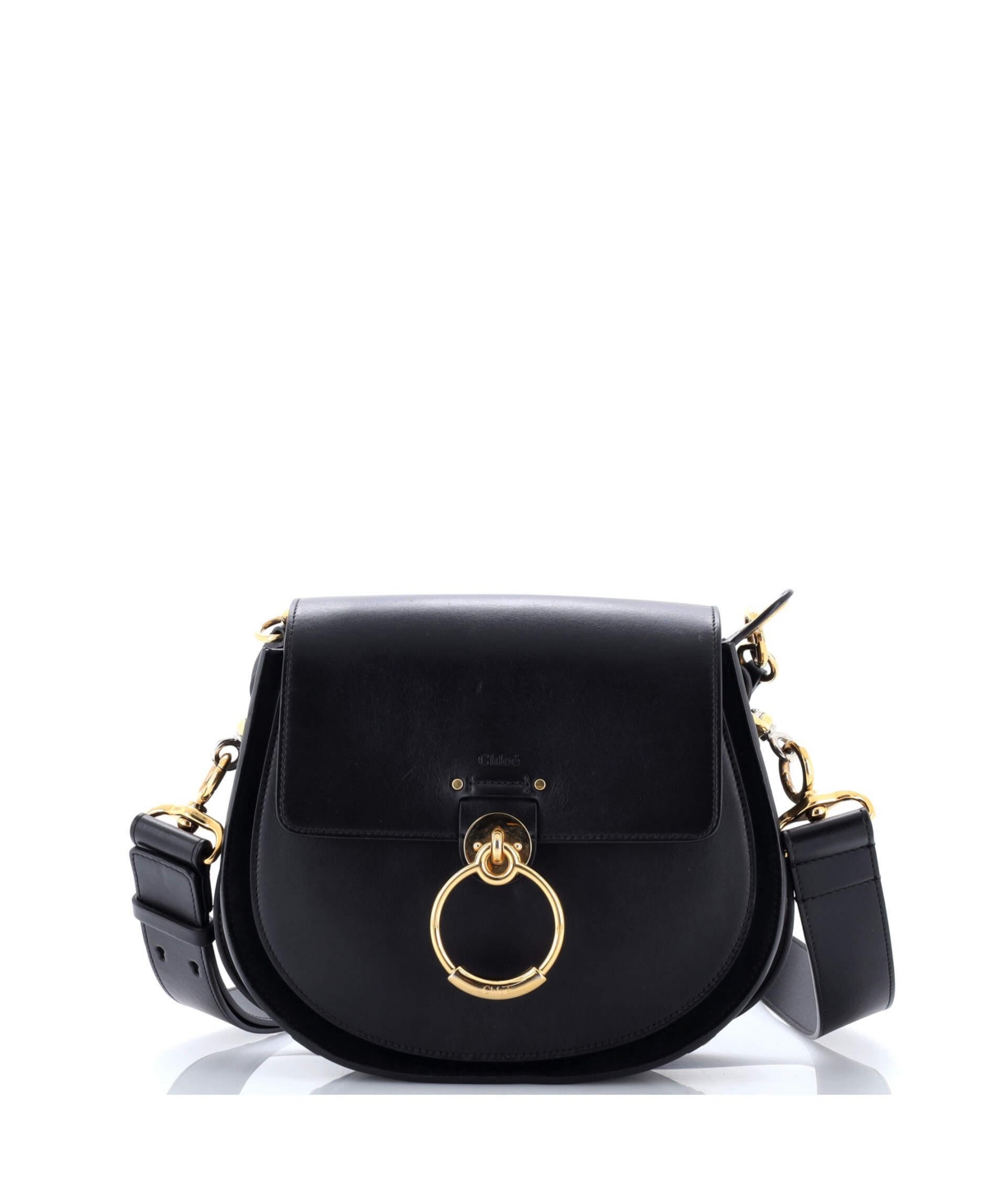 Click here for Pre-Owned Chloe Large Tess Bag Leather - Black prices