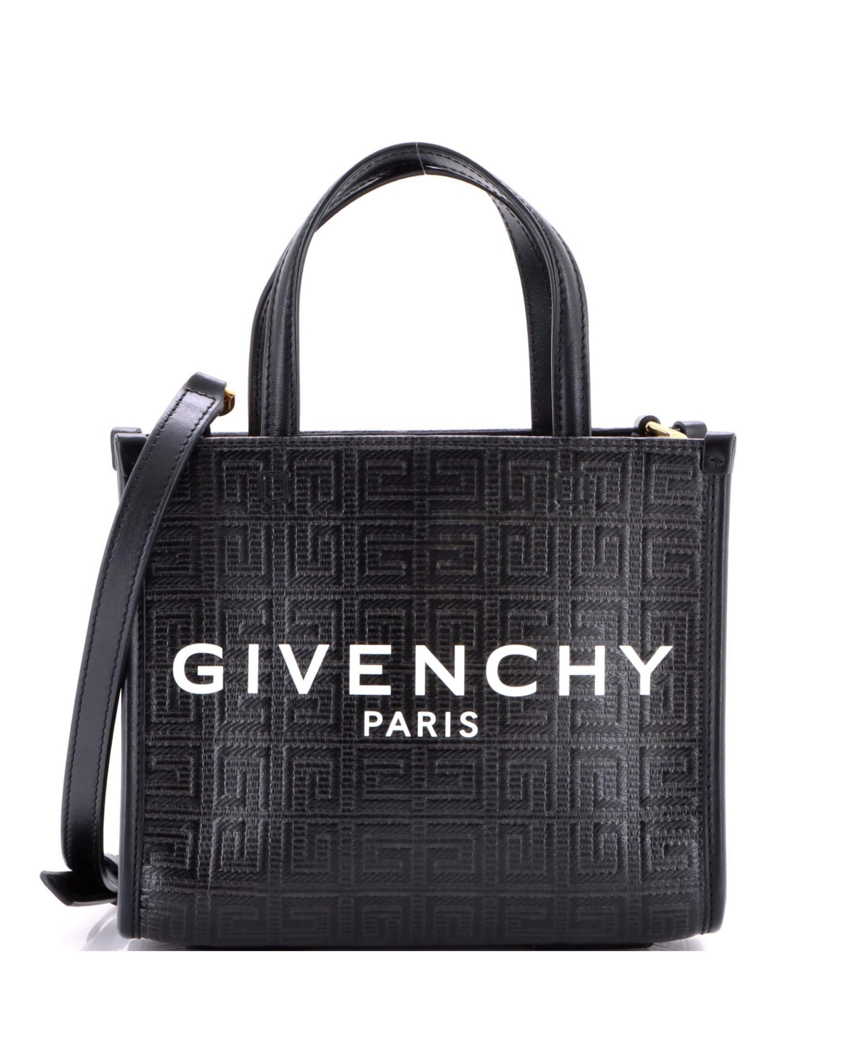 Click here for Pre-Owned Givenchy Mini G-Tote 4G Embossed Coated... prices