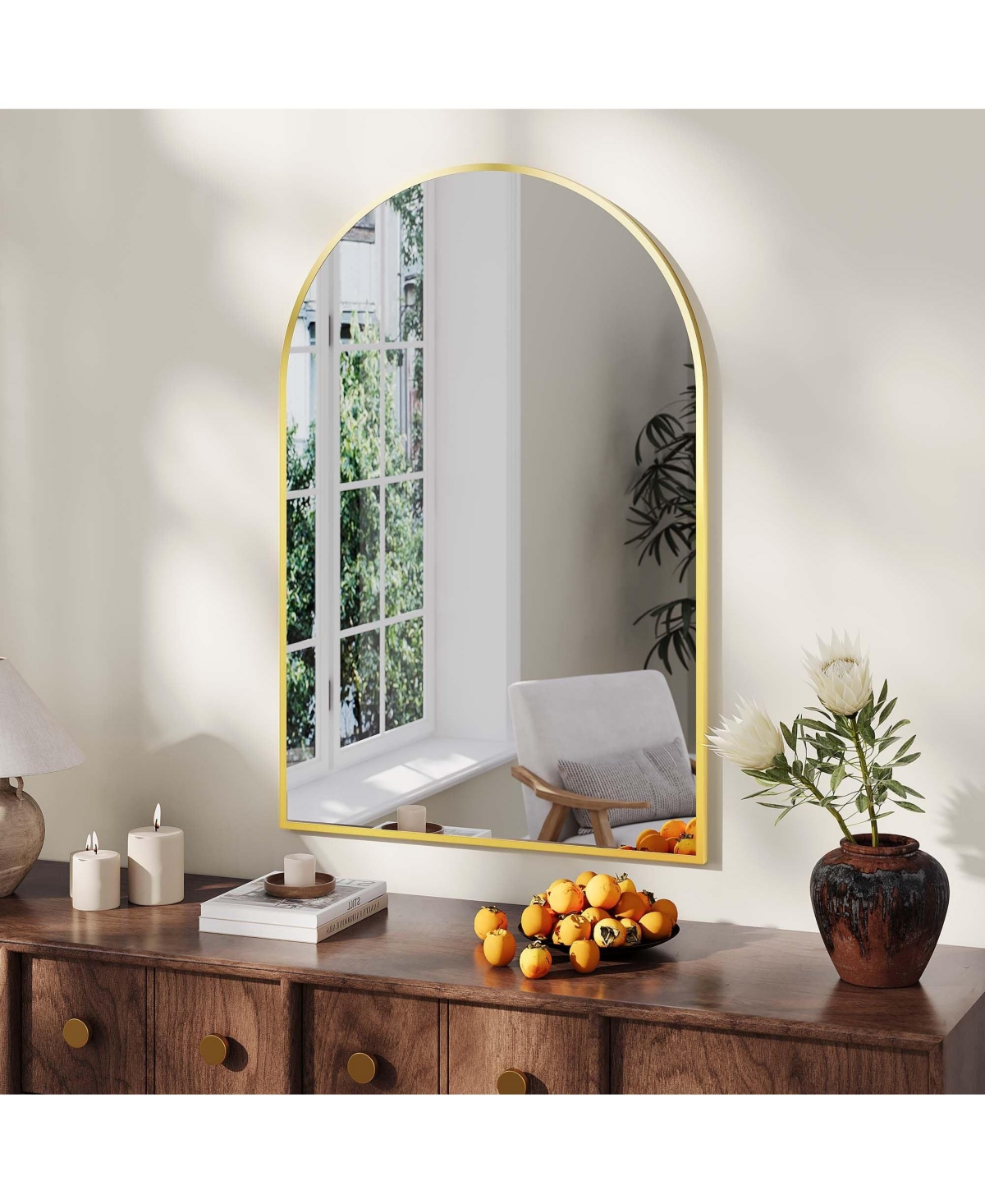 Click here for Homfan Arched Bathroom Mirror  Wall Mounted Vanity... prices